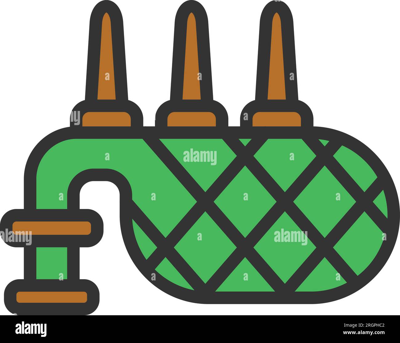 Bagpipes icon Cut Out Stock Images & Pictures - Alamy