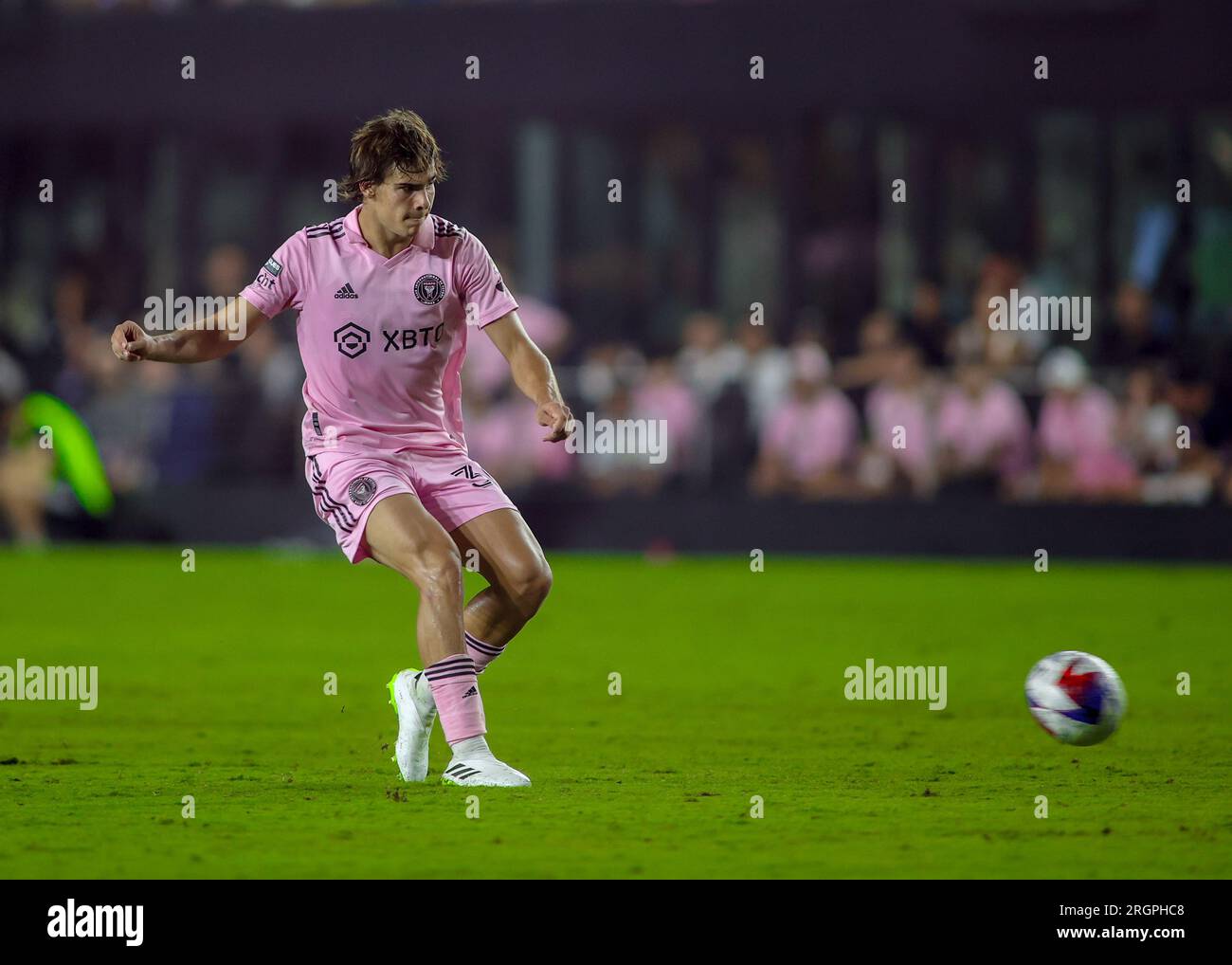 Benjamin Cremaschi in action for Inter Miami CF against Orlando in the ...