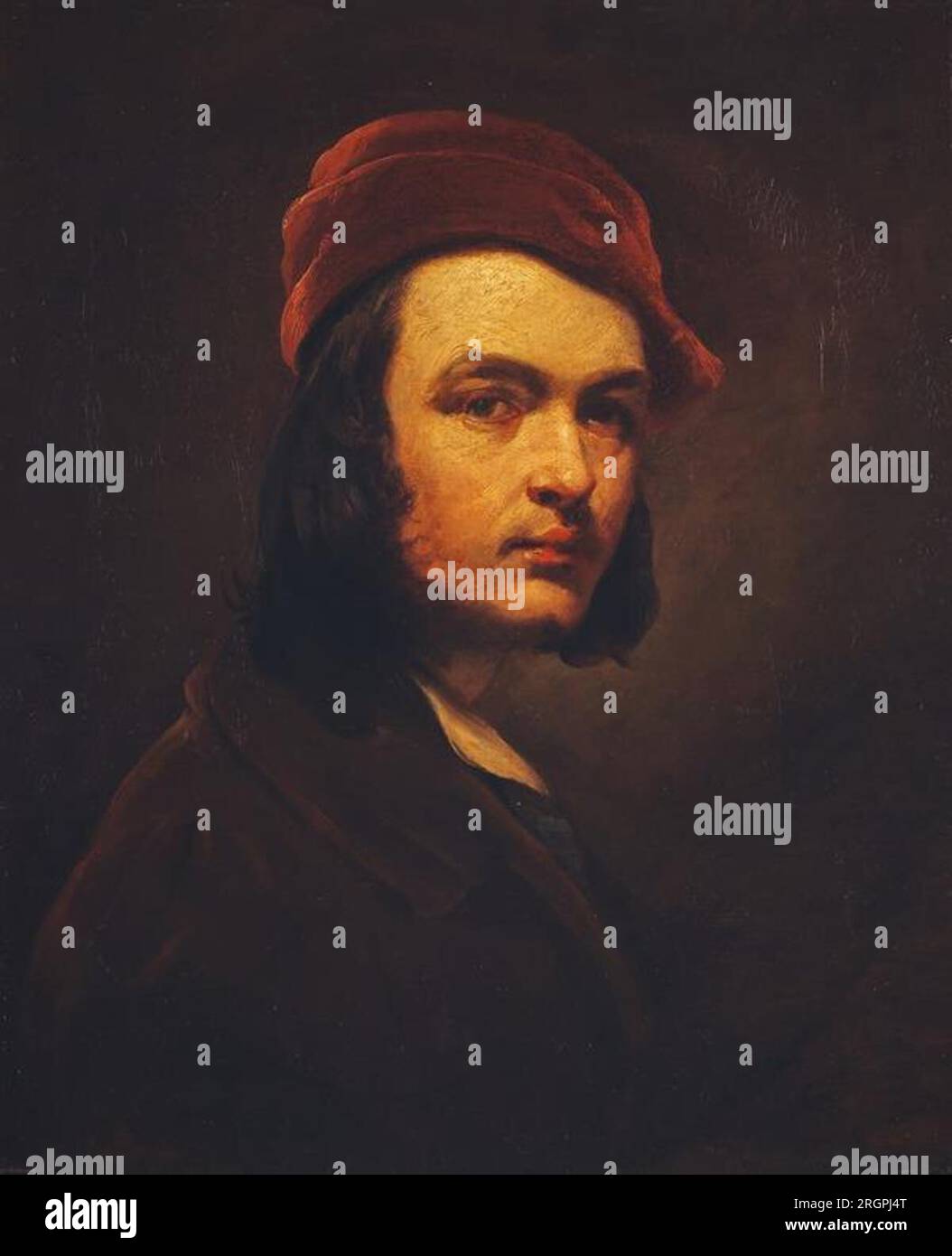 Self-portrait by John Phillip Stock Photo - Alamy
