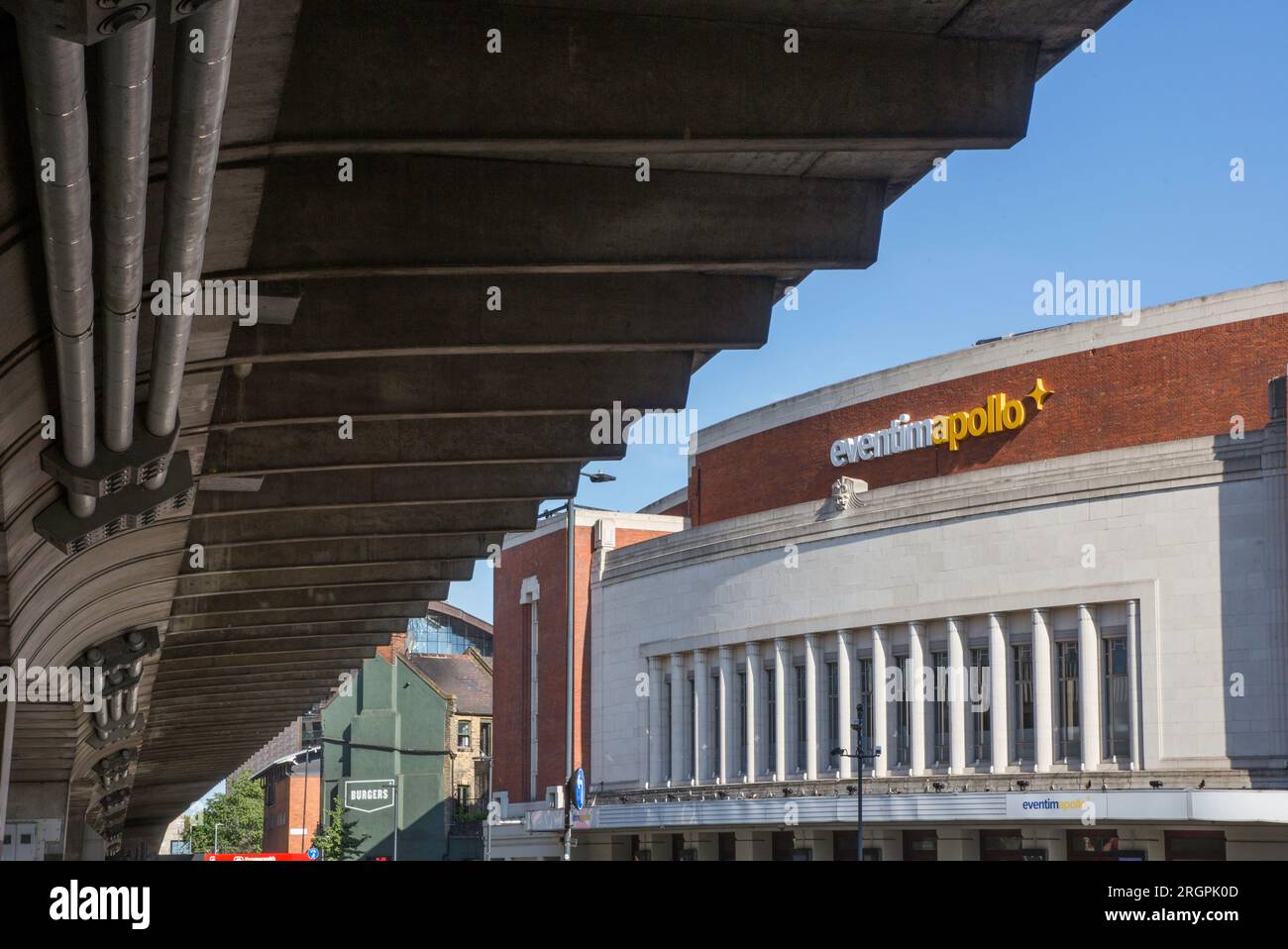 Eventim Appollo and Hammersmith Flyover Hammersmith West London Stock ...
