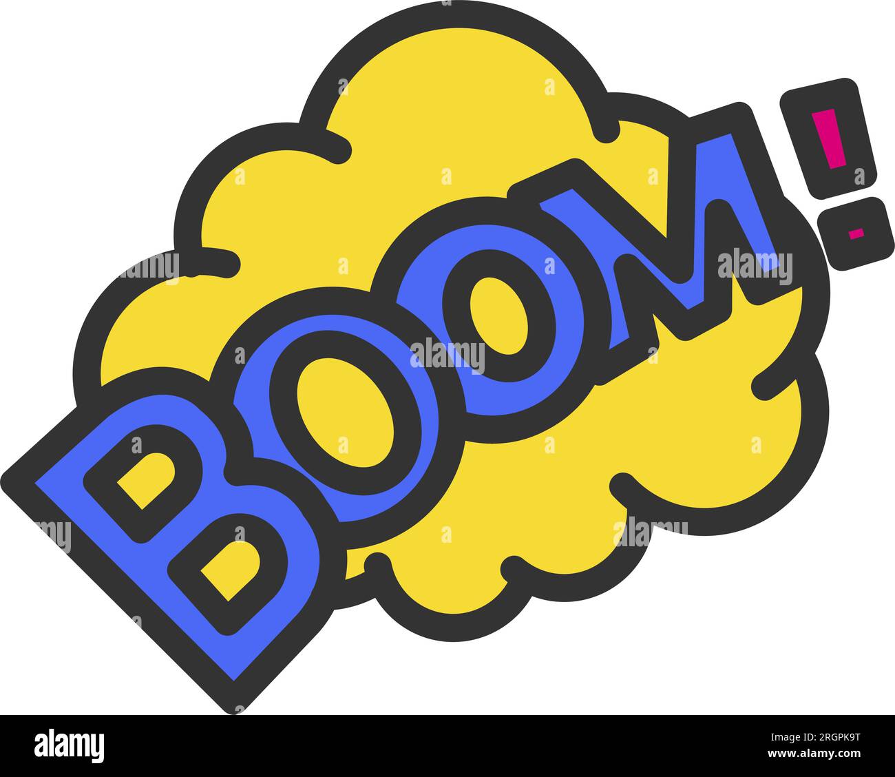 Boom Bubble Icon Image Stock Vector Image & Art - Alamy