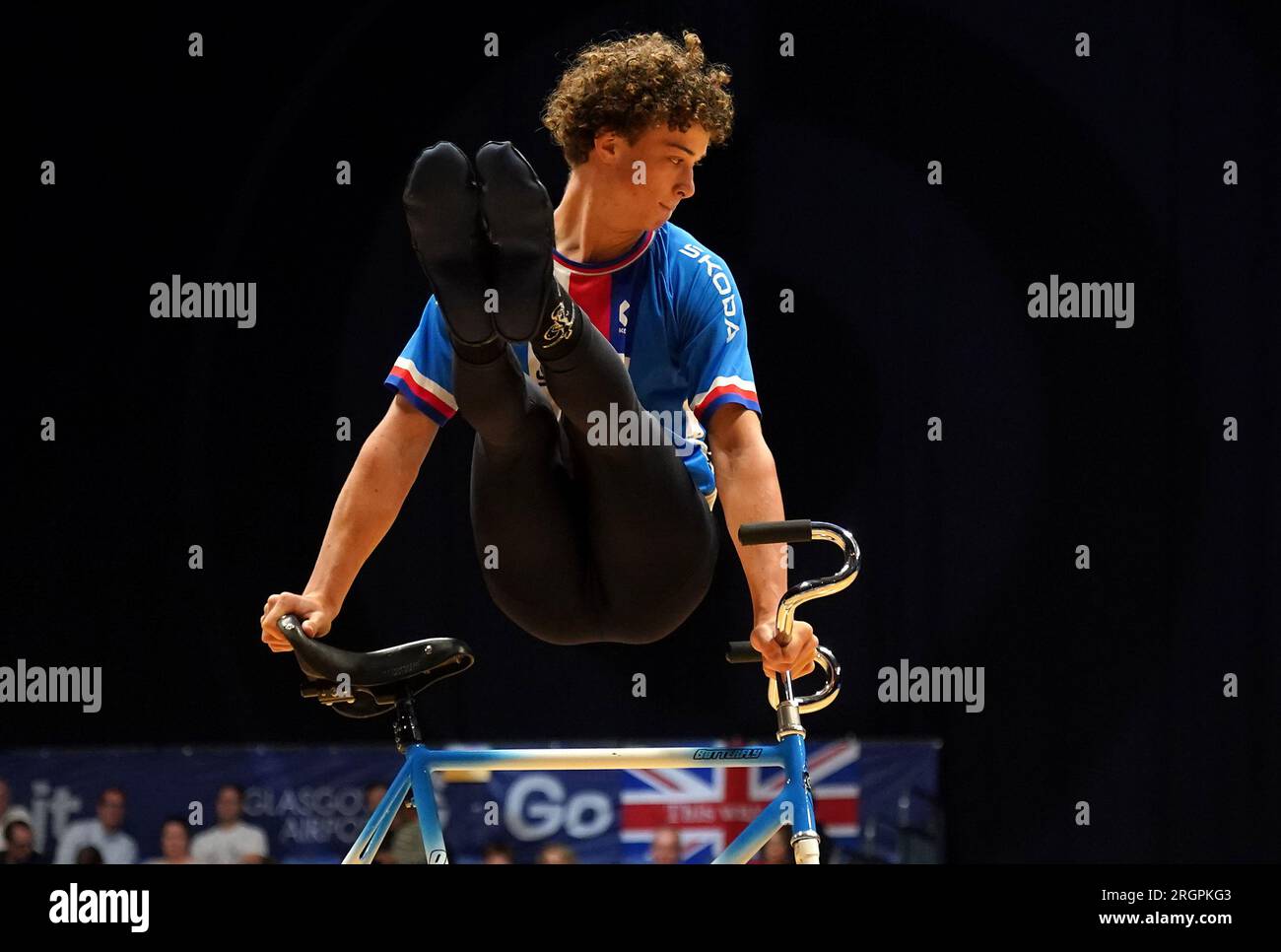 Czech Republic’s Krystof Necas competes in the Men’s Elite Single ...