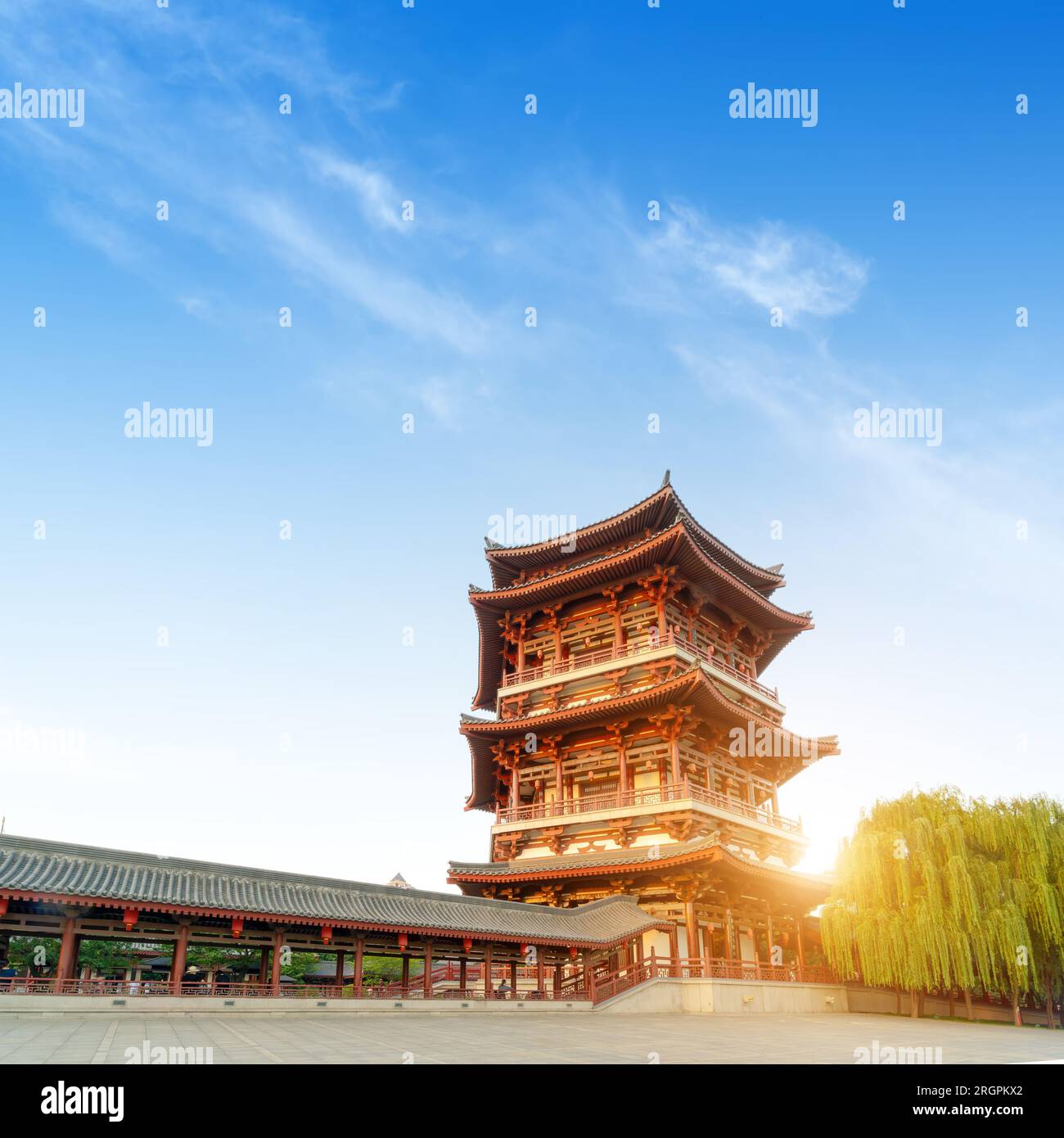Ancient buildings: pagoda. Xi'an, China Stock Photo - Alamy