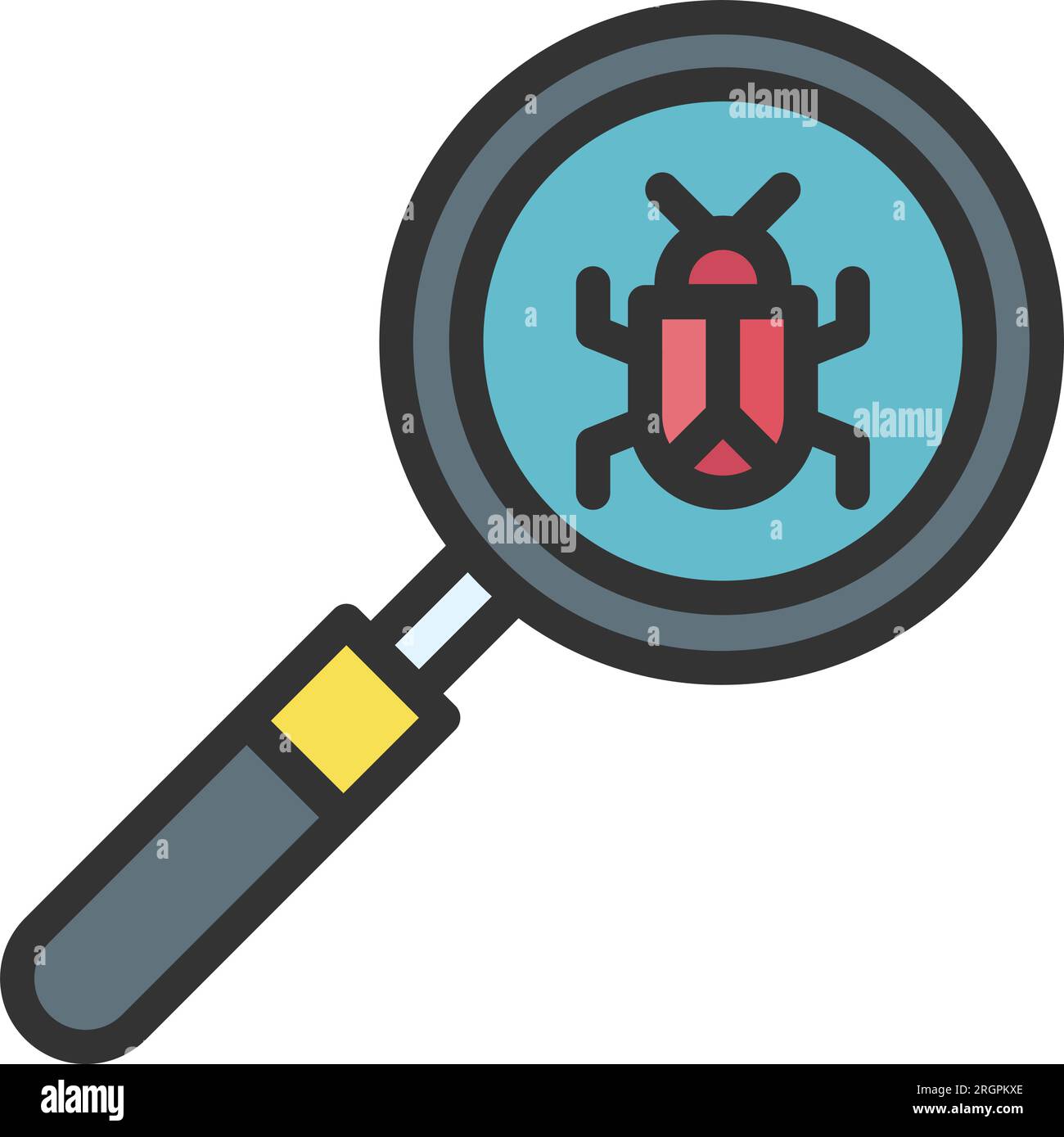Bug Icon Image Stock Vector Image & Art - Alamy