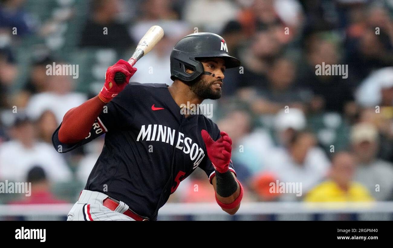 Minnesota Twins' Willi Castro plays during a baseball game, Wednesday ...