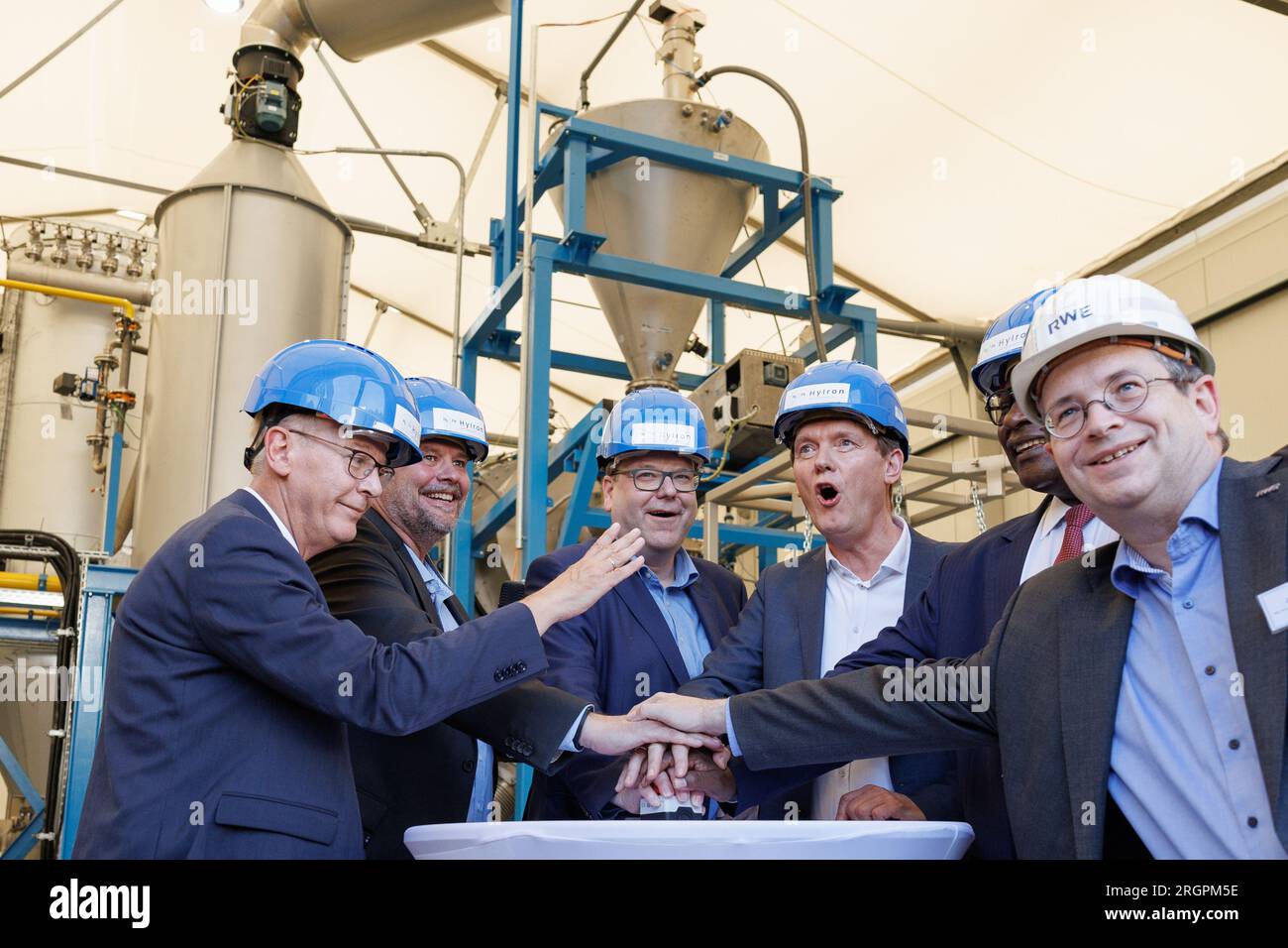 11 August 2023, Lower Saxony, Lingen: Martin Gerenkamp (l-r), First ...