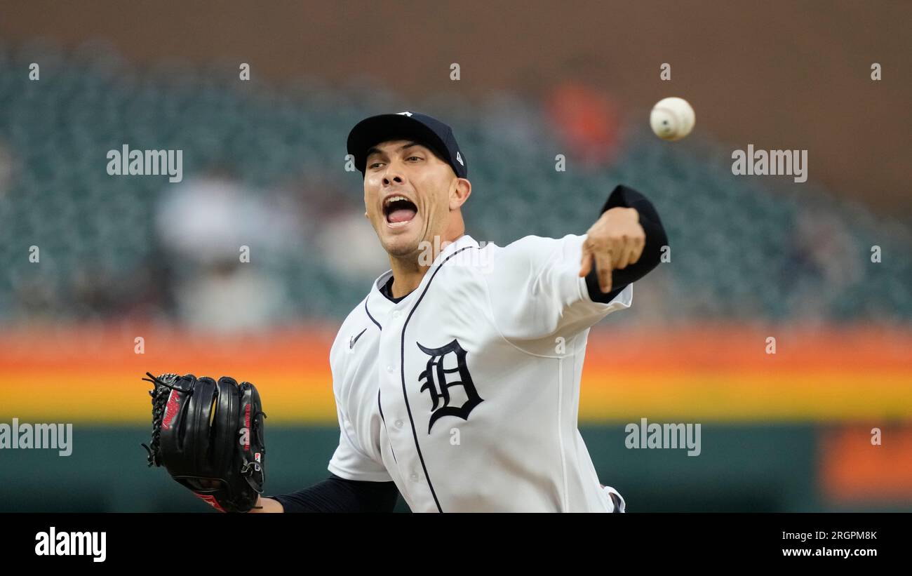 Detroit Tigers relief pitcher Andrew Vasquez plays during a baseball ...