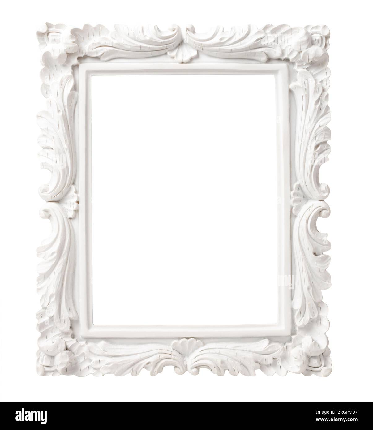 Ornate White Frame Png