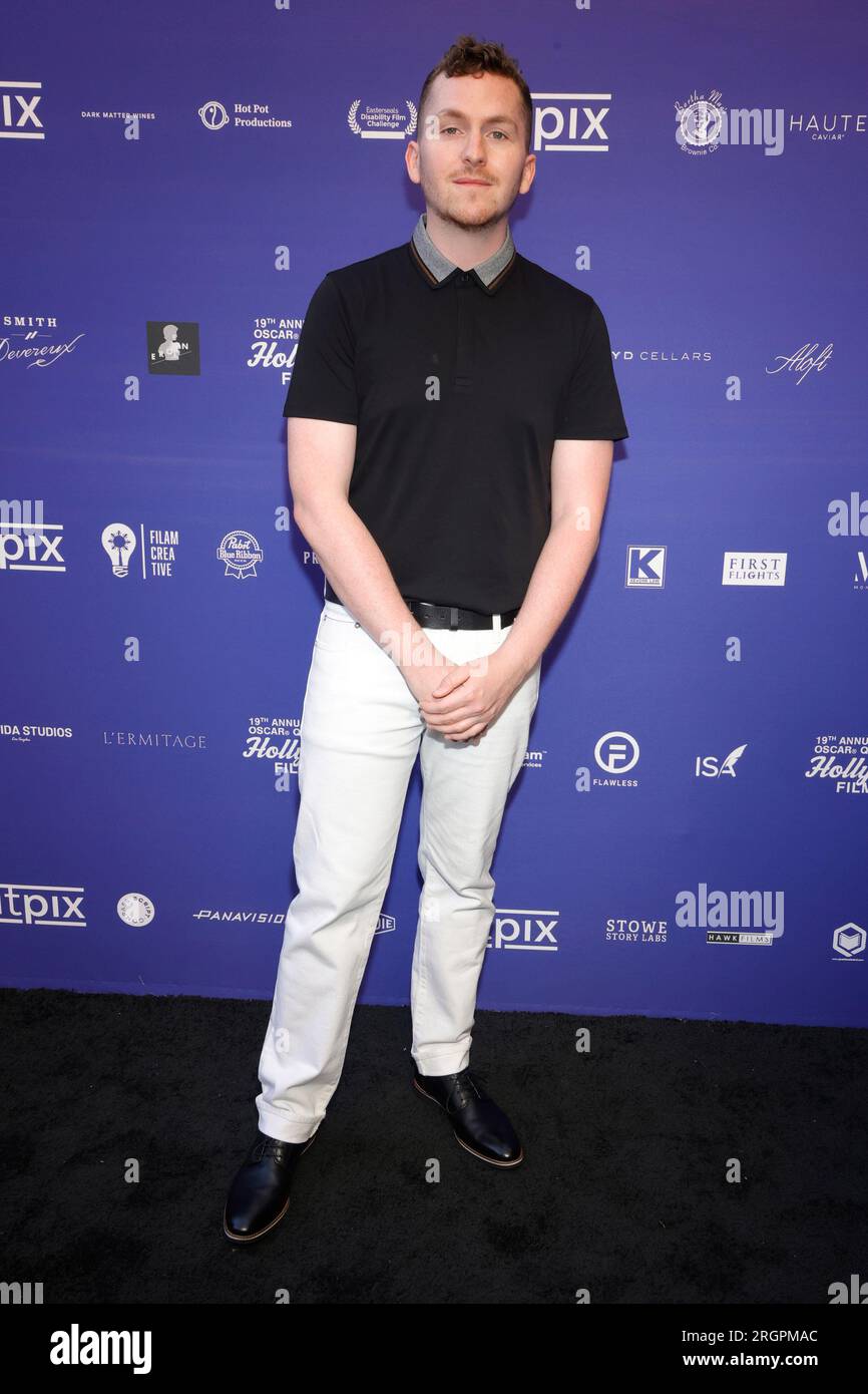 Hollywood, Ca. 10th Aug, 2023. Christopher Macken at the Opening Night ...