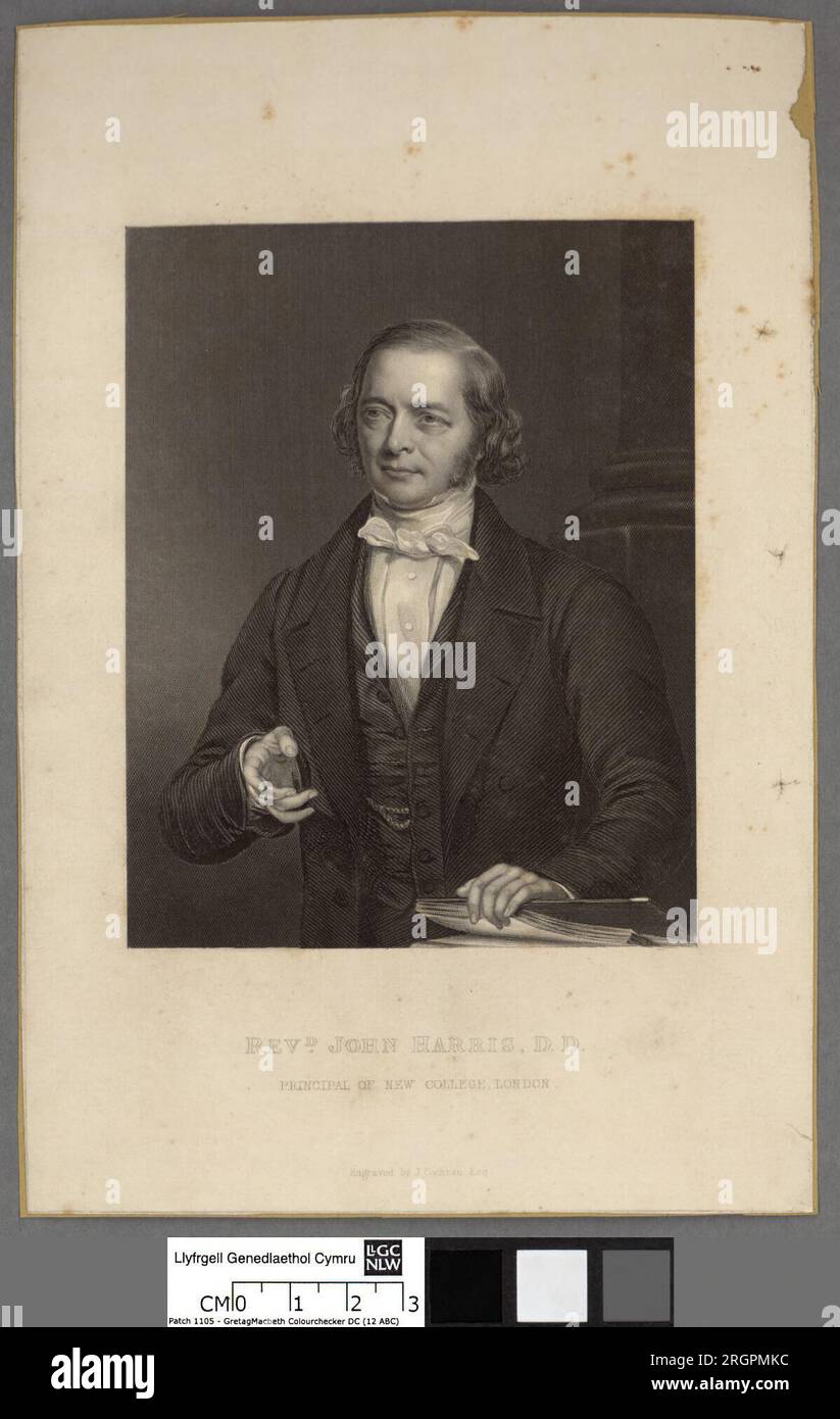 John Harris, D.D. principal of New College, London before 1865 by John ...