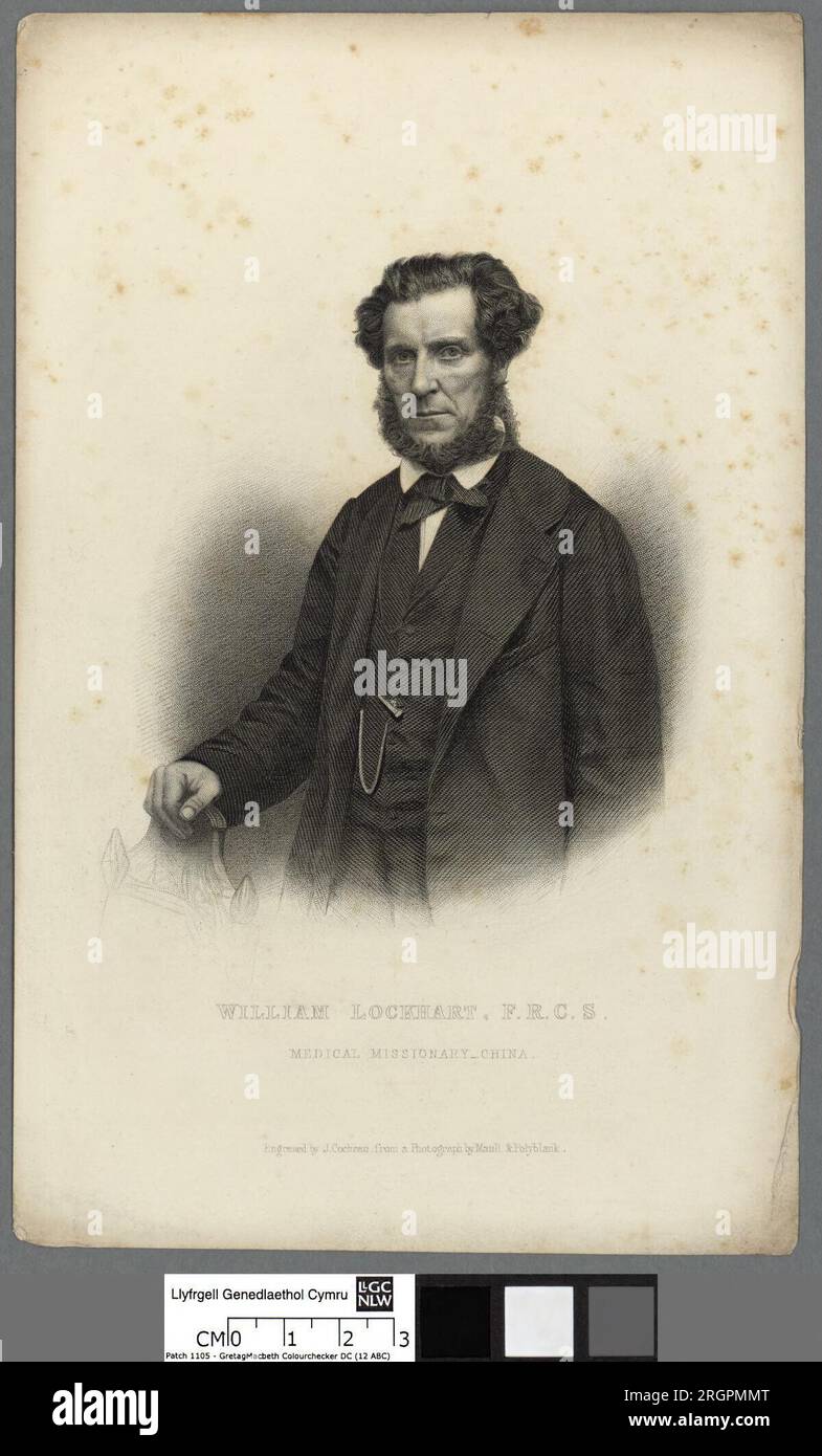 William Lockhart, F.R.C.S circa 1860 by John Cochran Stock Photo - Alamy