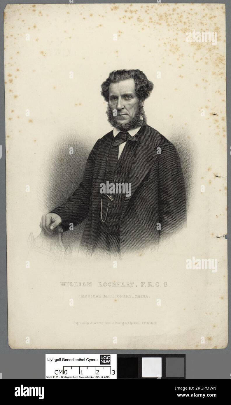 William Lockhart, F.R.C.S circa 1860 by John Cochran Stock Photo - Alamy