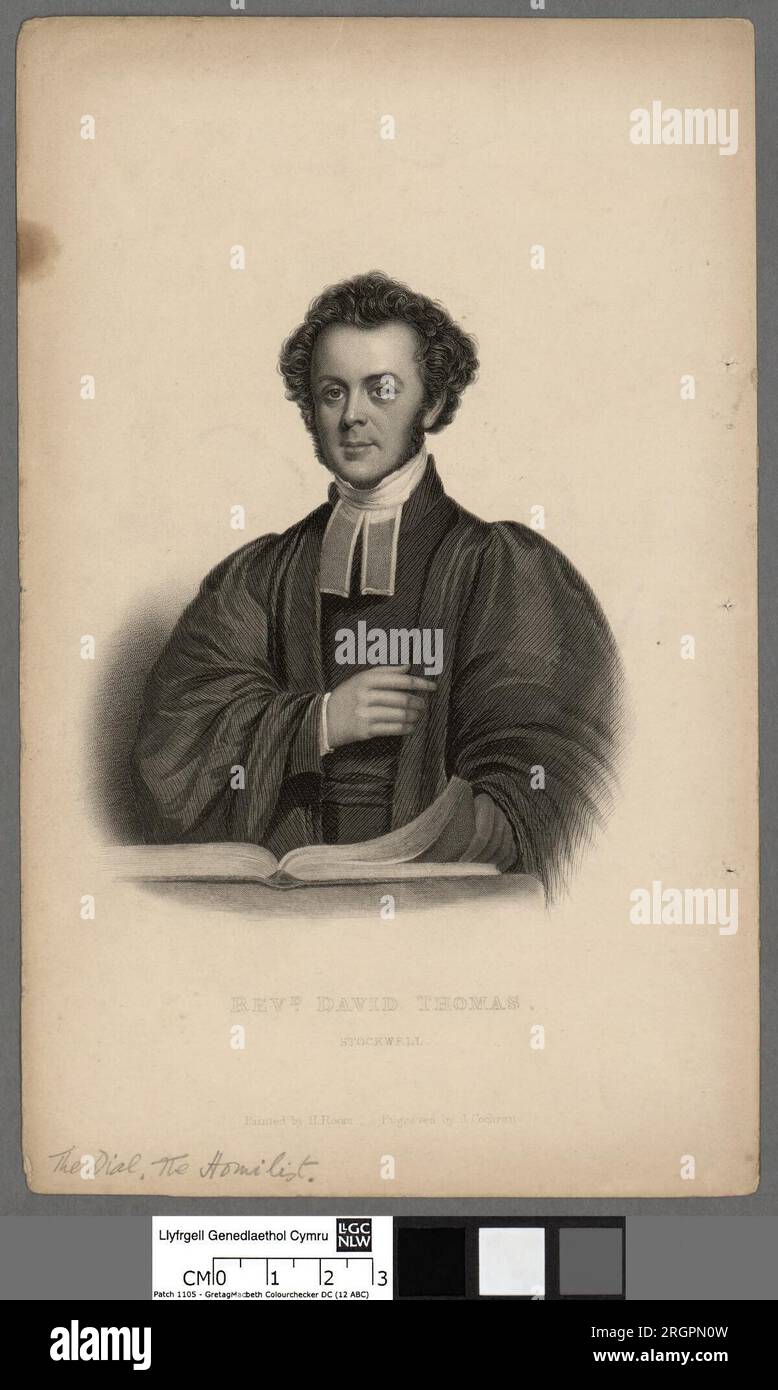 David Thomas, Stockwell circa 1840 by John Cochran Stock Photo - Alamy