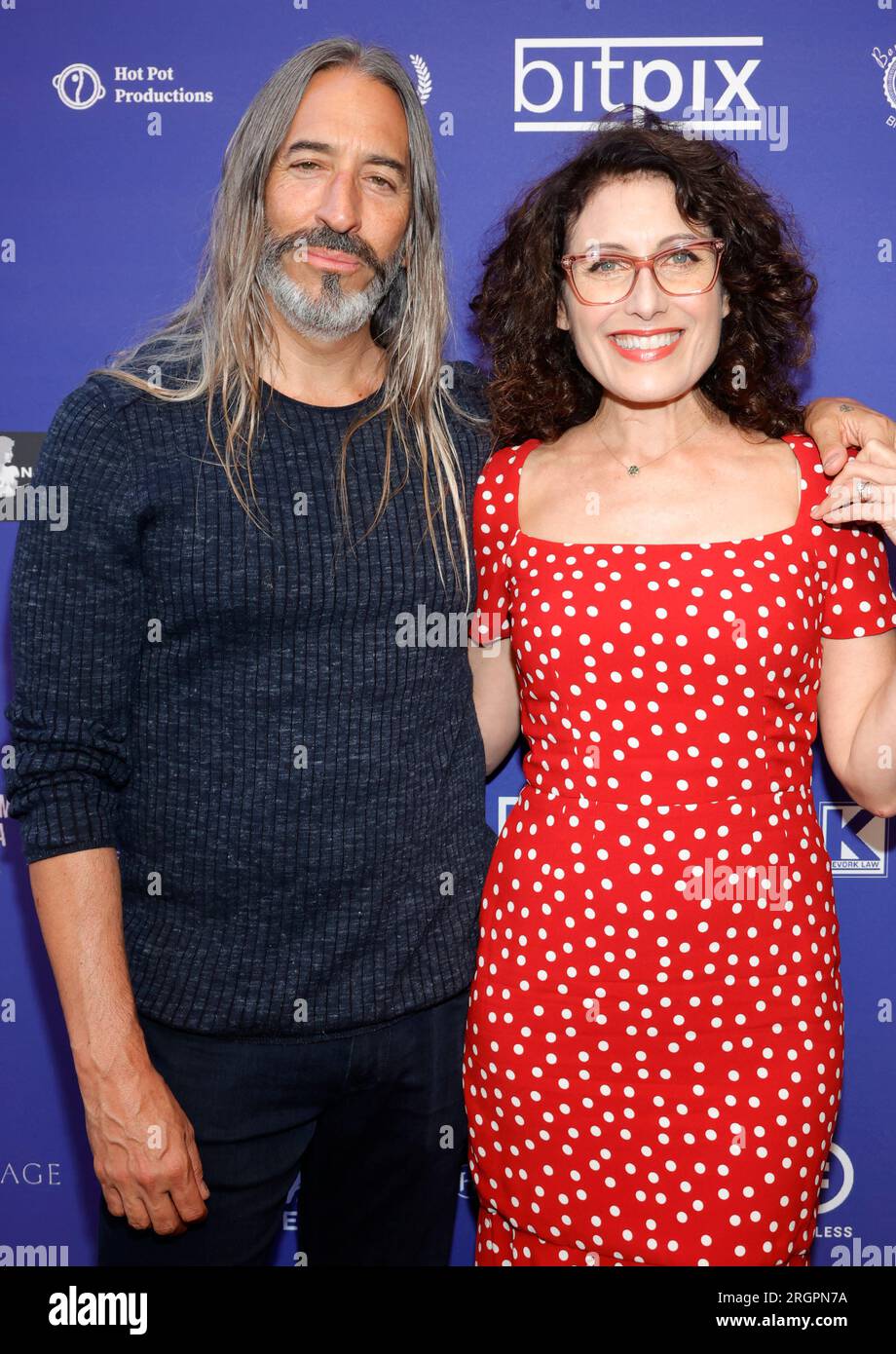 Hollywood, Ca. 10th Aug, 2023. Robert Russell, Lisa Edelstein at the ...