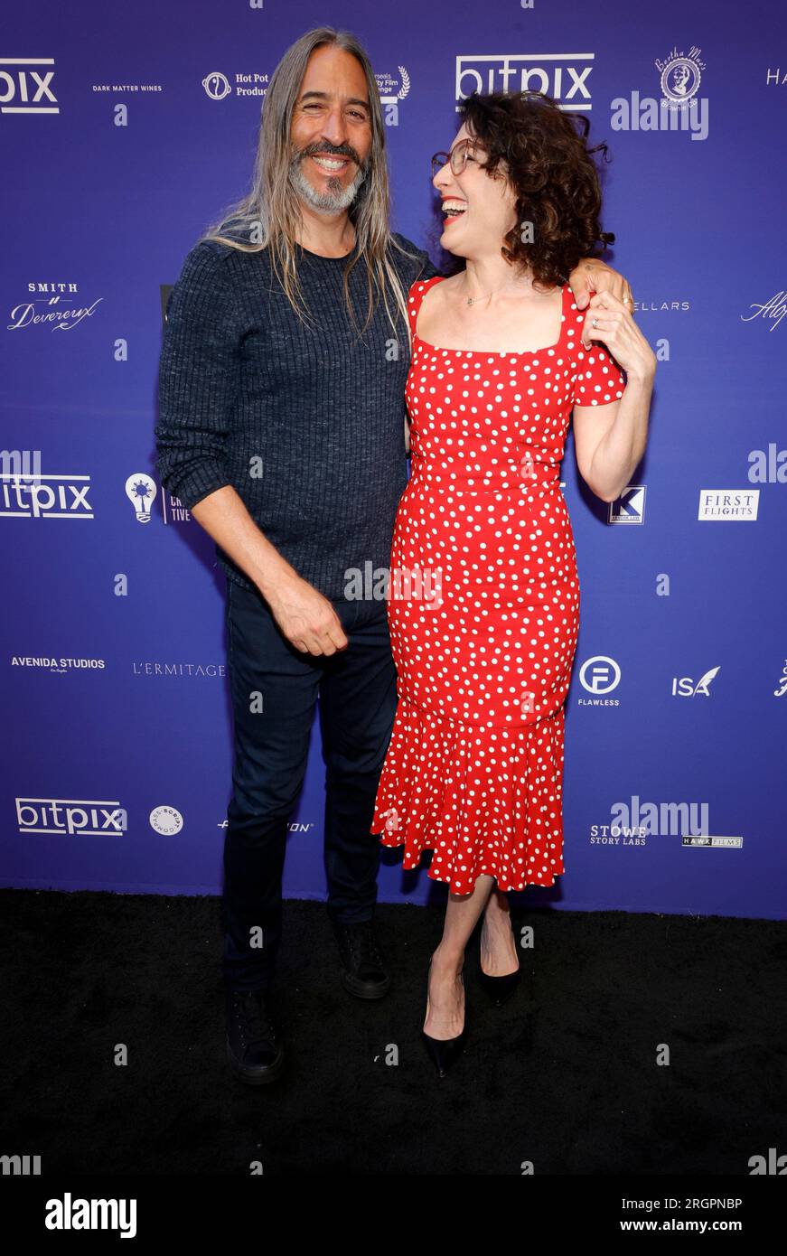 Hollywood, Ca. 10th Aug, 2023. Robert Russell, Lisa Edelstein at the ...