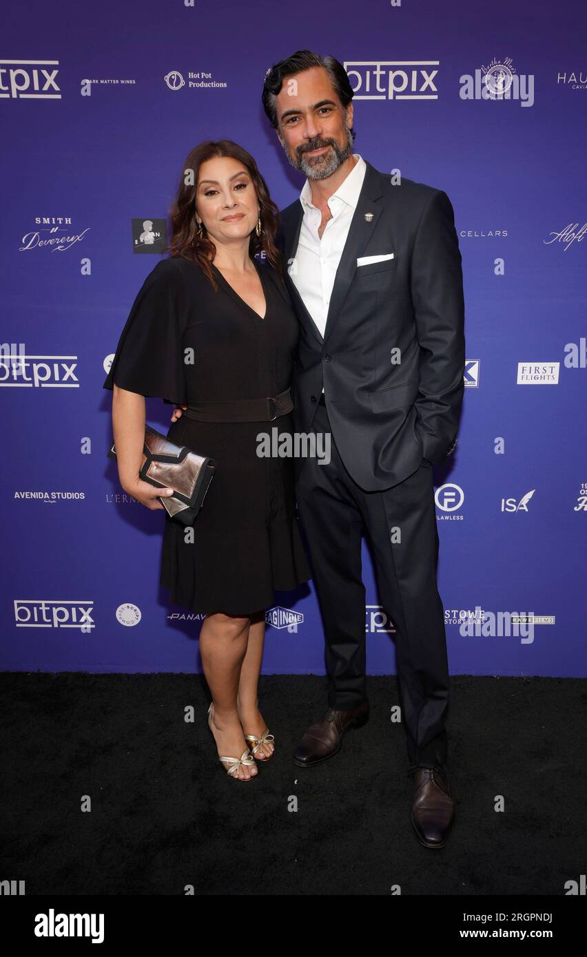 Hollywood, Ca. 10th Aug, 2023. Lily Pino and Danny Pino at the Opening ...