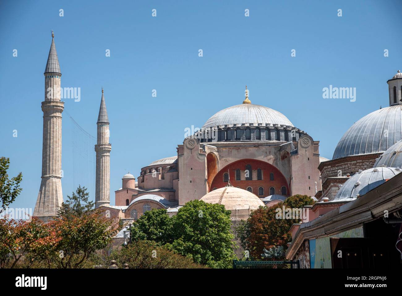 The Hagia Sophia mosque in Istanbul Turkey Stock Photo - Alamy