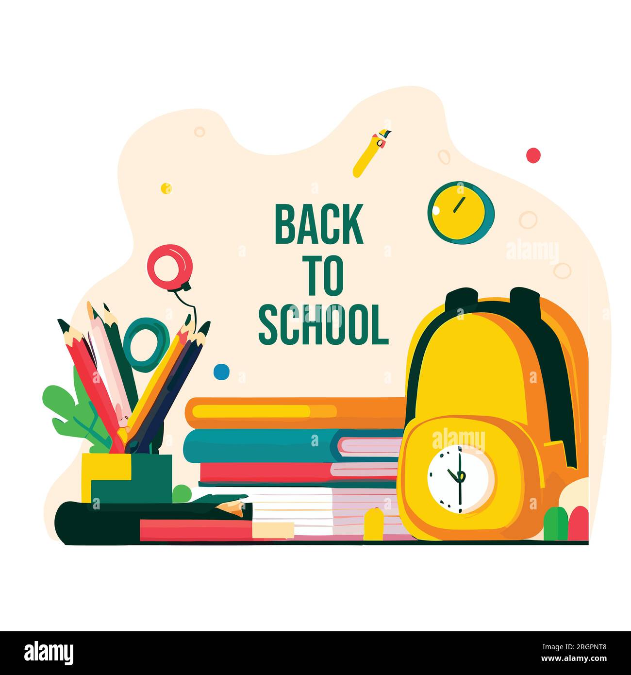Back school design concept Stock Vector Images - Alamy