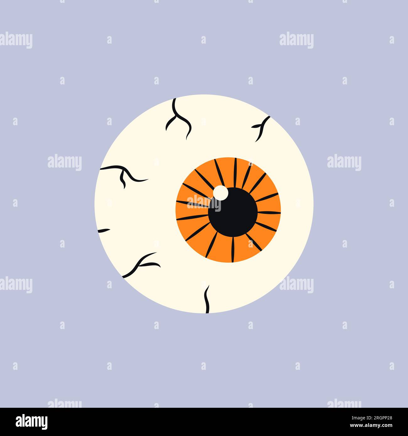 Bloodshot Eyeball Cartoon