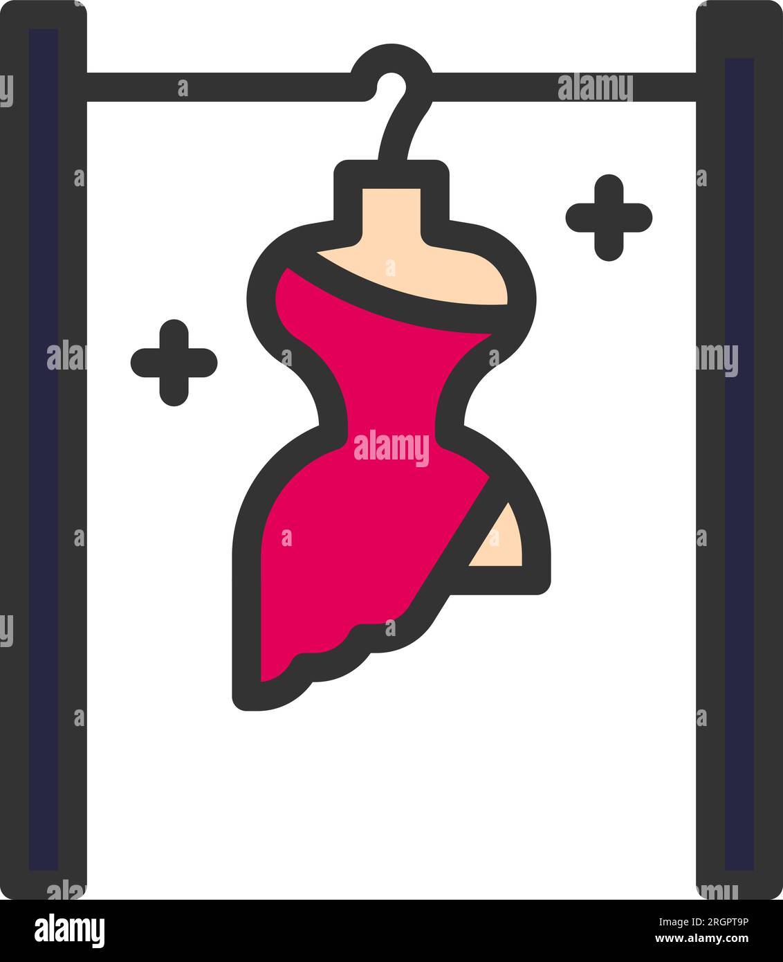 Couture dress Stock Vector Images - Alamy