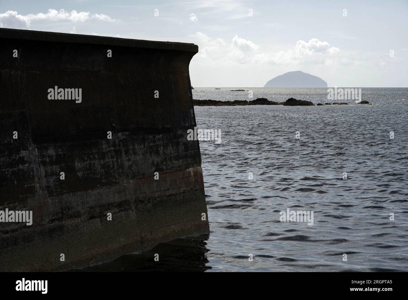 View the Ailsa Craig Island, Scotland UK Stock Photo - Alamy