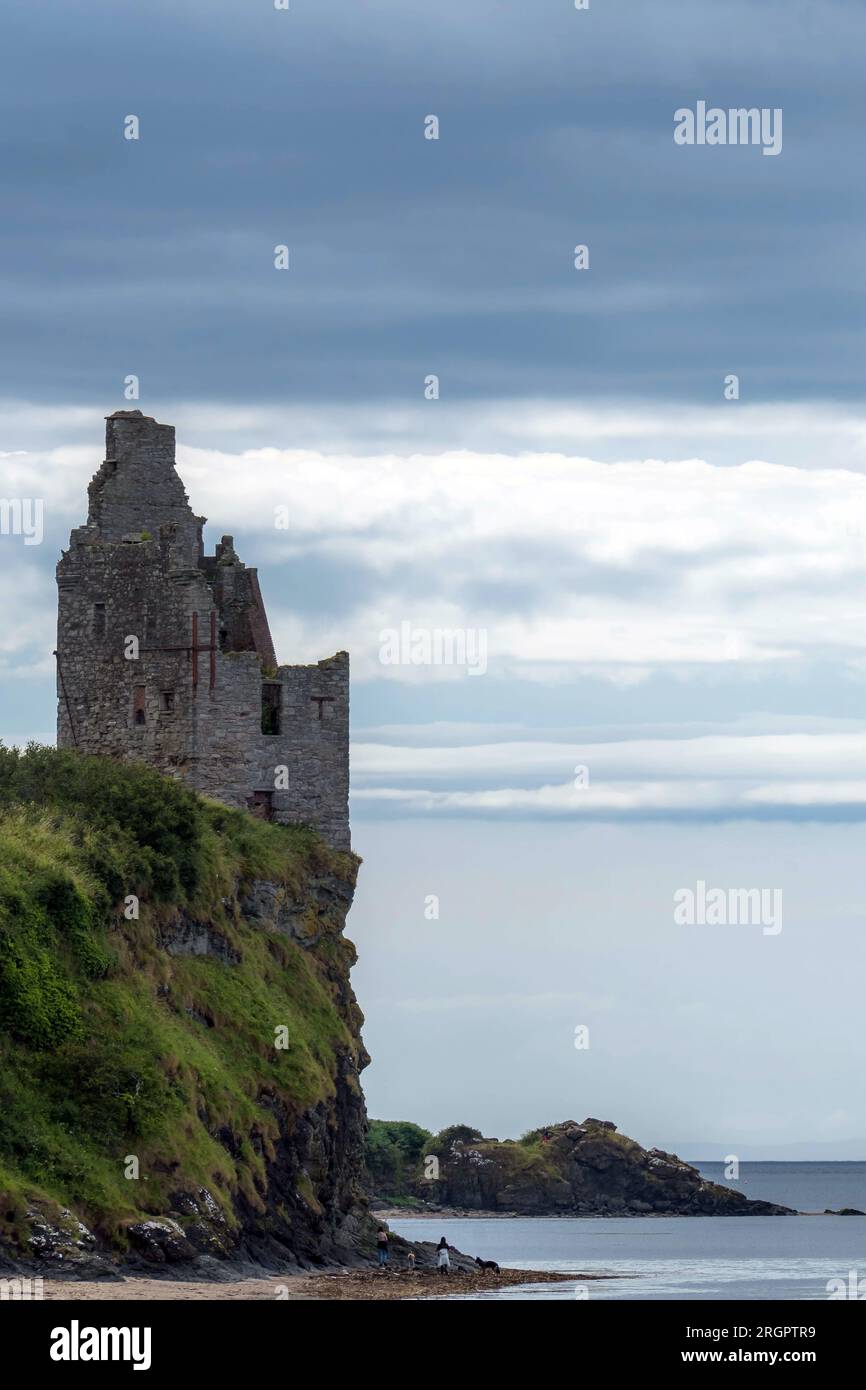 Greenan Castle at Ayr, South Ayrshire, Scotland UK Stock Photo - Alamy