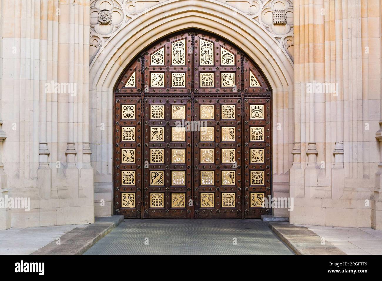 Sovereign's Entrance Gate, used by the Monarch when entering the Palace ...