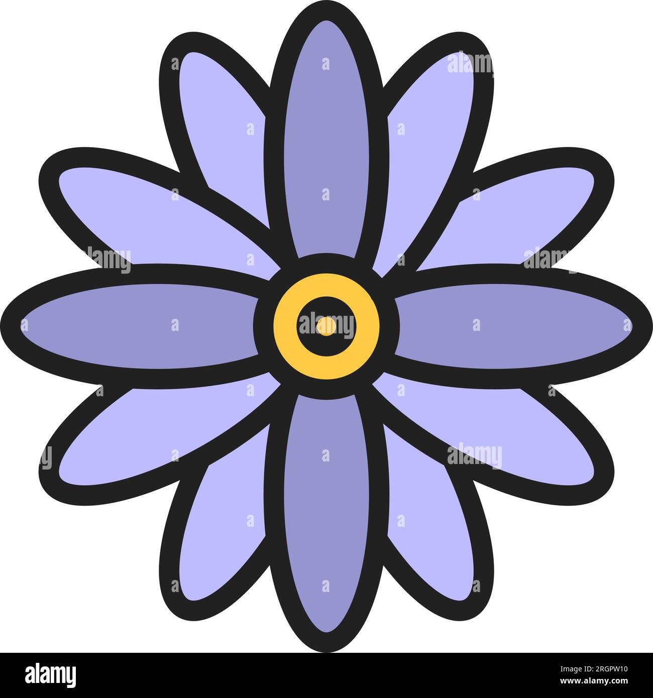 Daisy Icon image. Suitable for mobile application Stock Vector Image ...