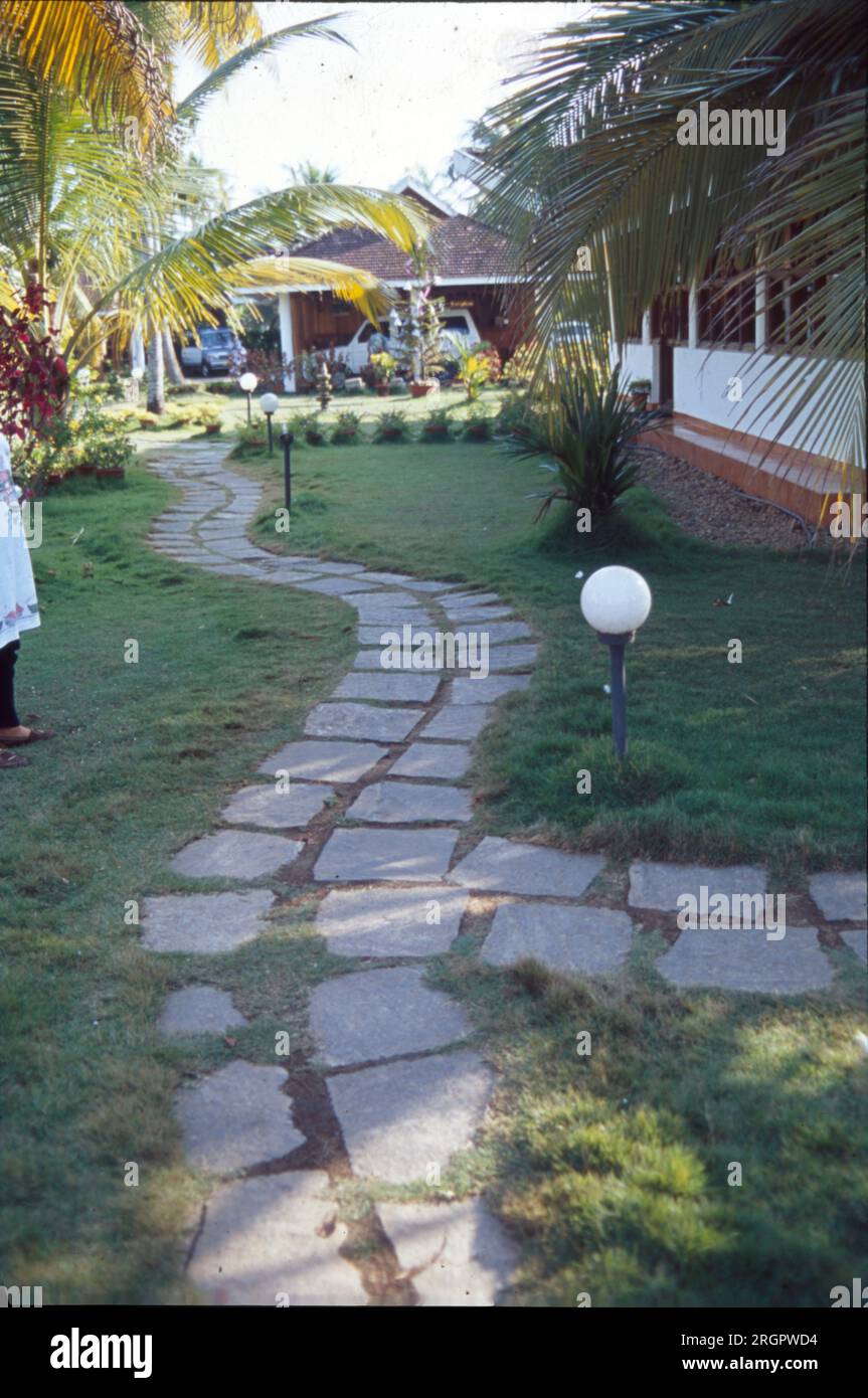 Pathway in Hotel, Kumarkon, Kerala, India Stock Photo - Alamy