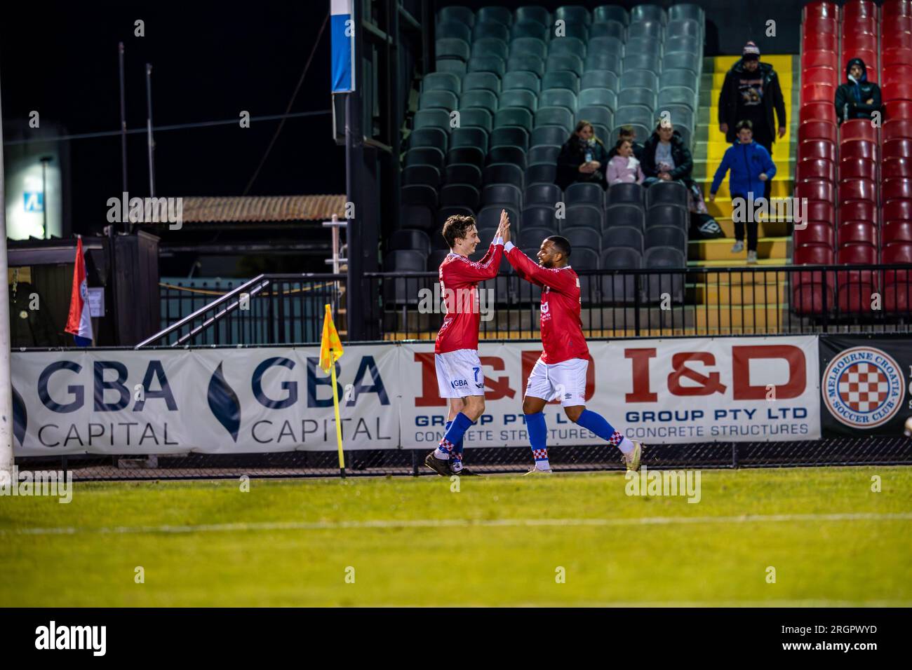 10 August 2023. Melbourne Knights Football Club, Victoria, Australia ...