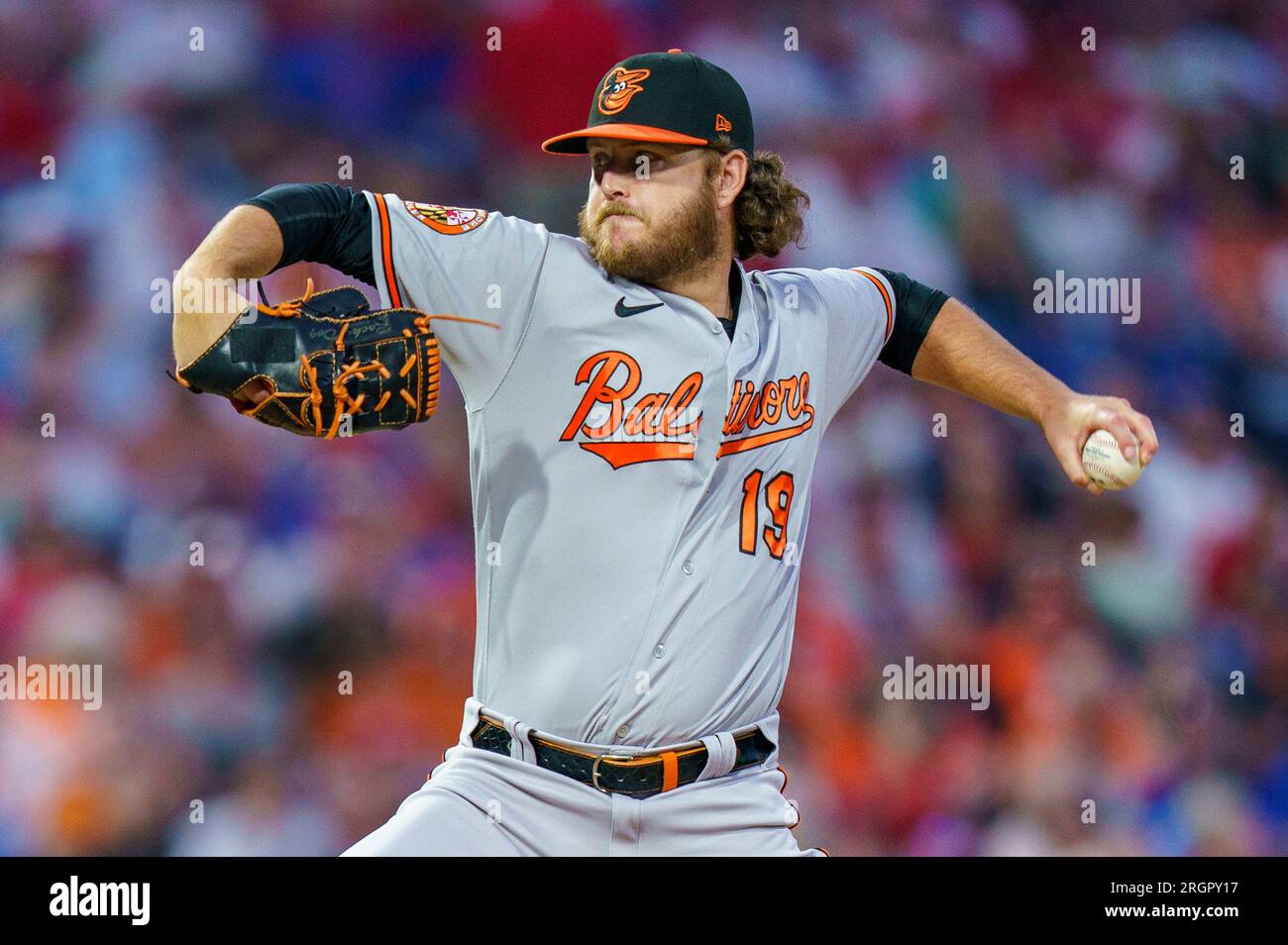 Baltimore Orioles relief pitcher Cole Irvin in action during the ...