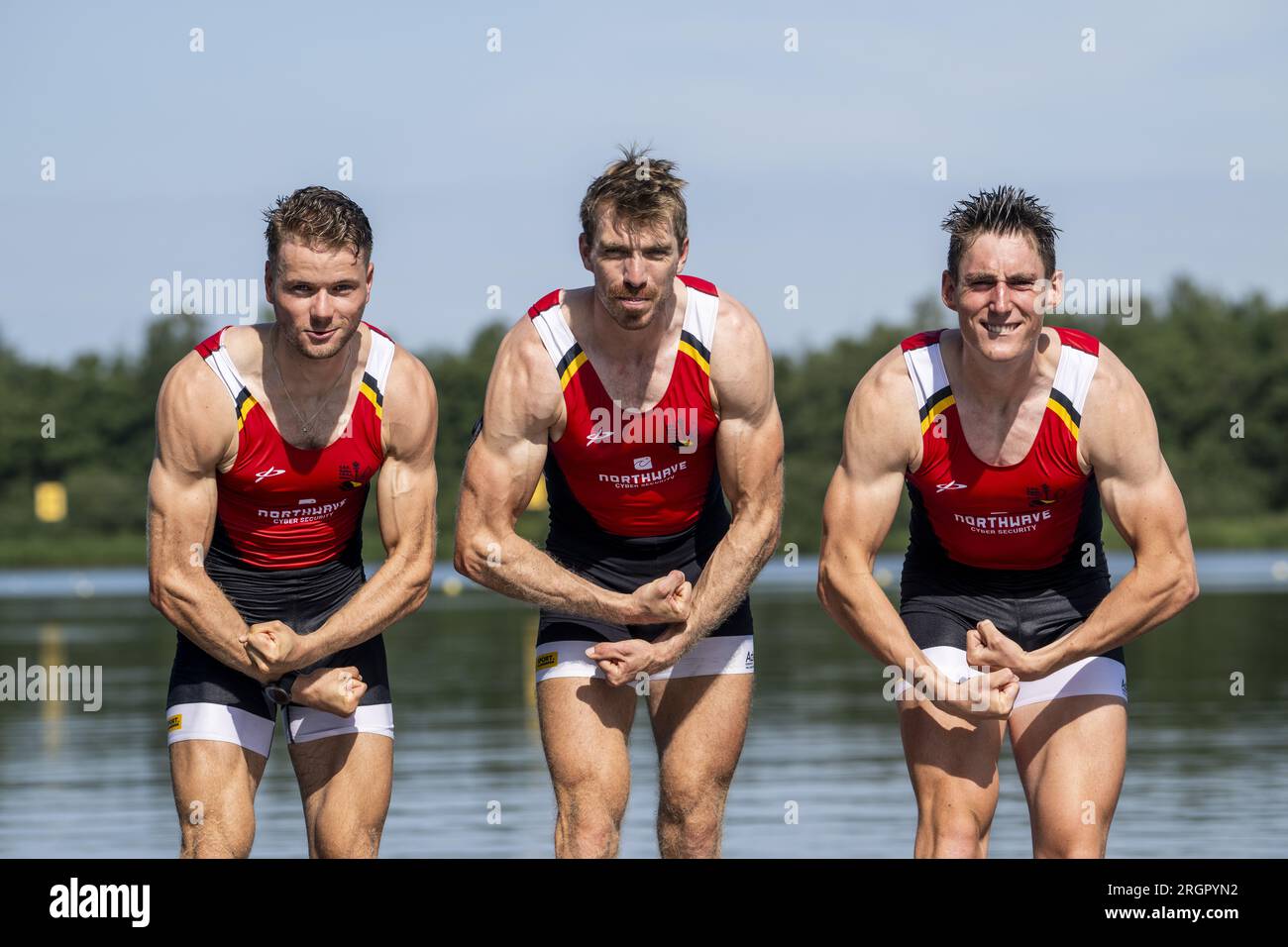 Willebroek, Belgium. 11th Aug, 2023. Belgian Shark rower Marlon ...