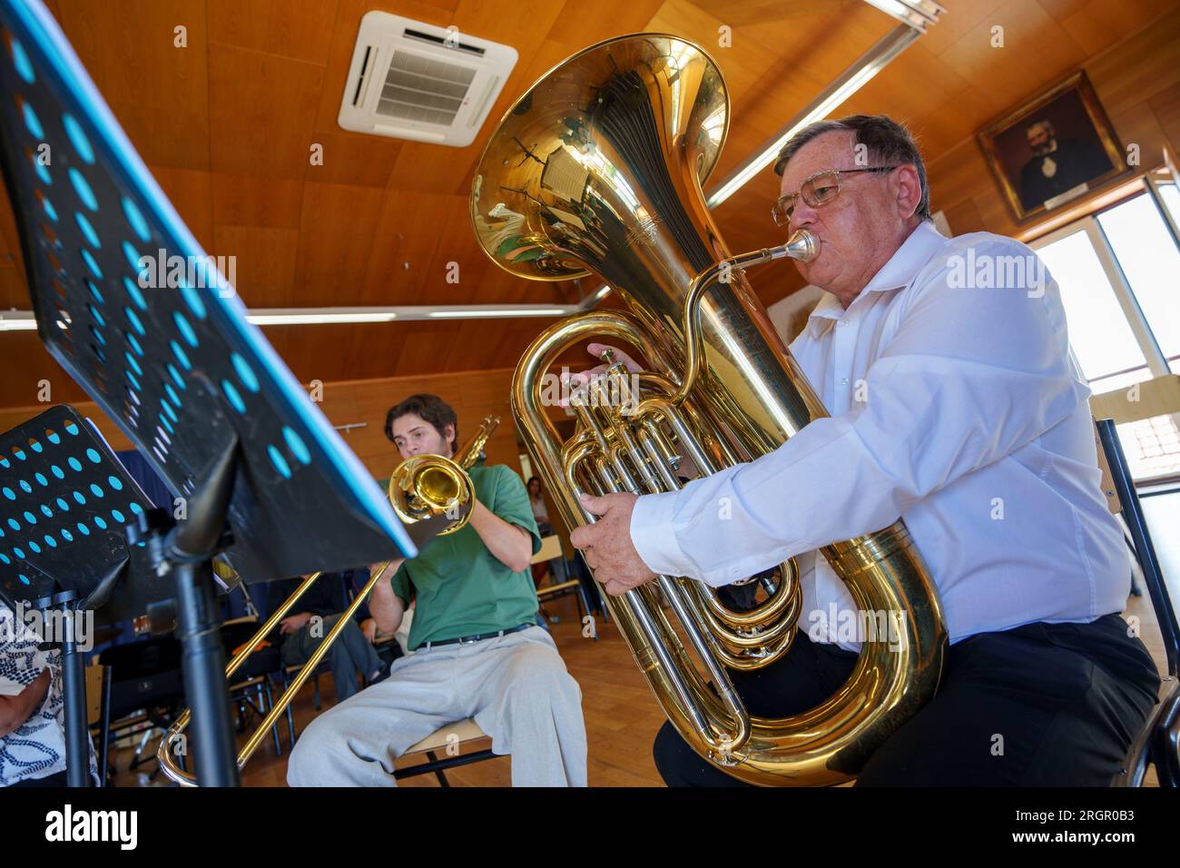 Band practice hi-res stock photography and images - Alamy