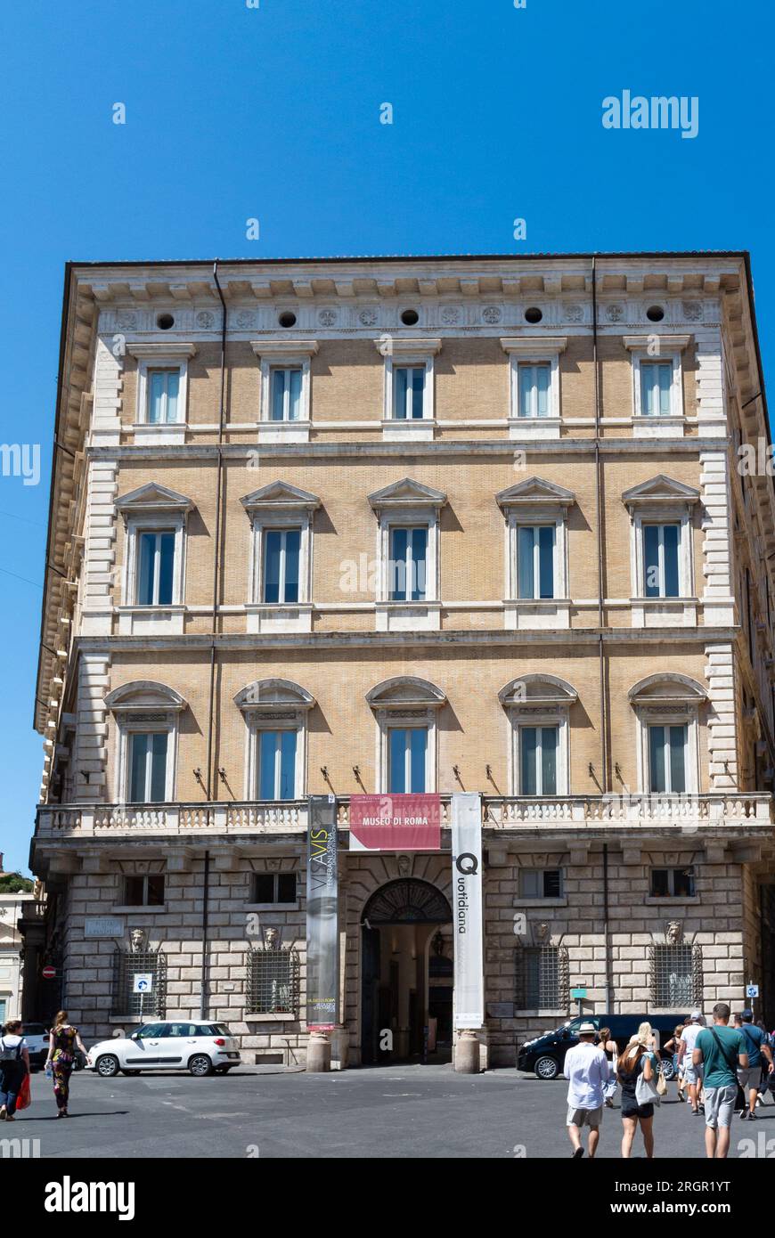 Rome, Lazio, Italy, Museo di Roma (Palazzo Braschi) is a museum ...