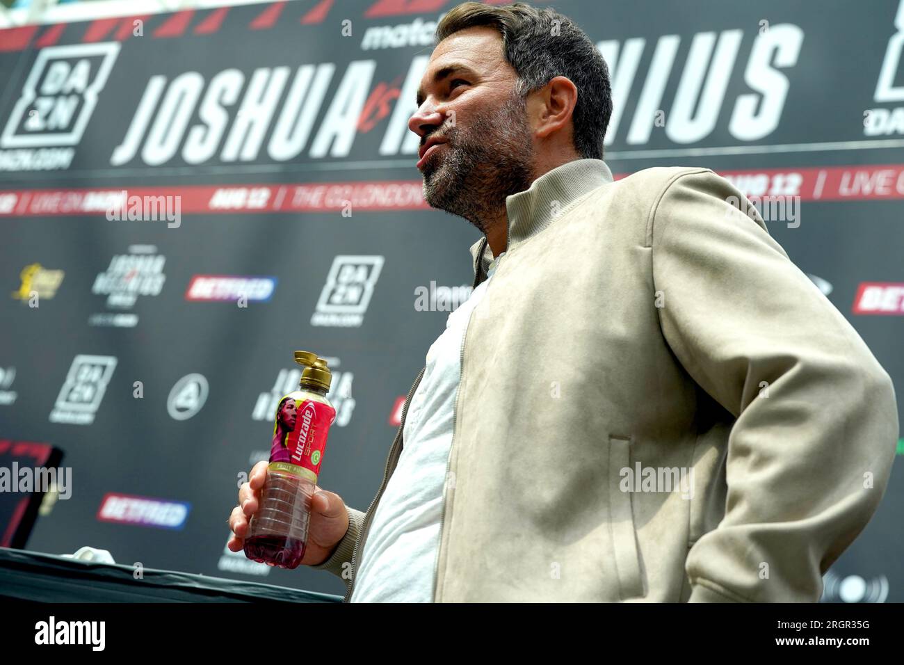 Matchroom Sport chairman and boxing promoter Eddie Hearn during the ...