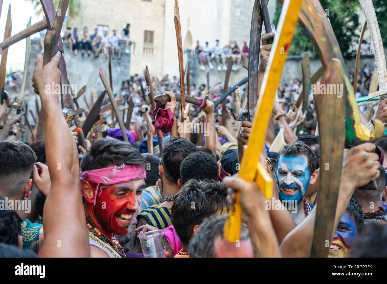 celebration of the patron saint, Moors and Christians, Pollensa ...