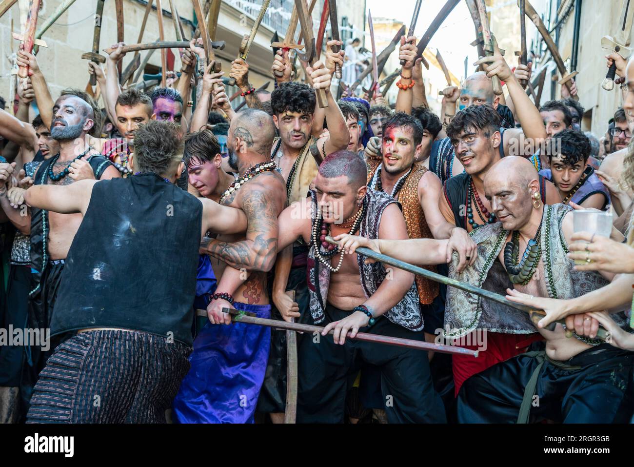 celebration of the patron saint, Moors and Christians, Pollensa ...