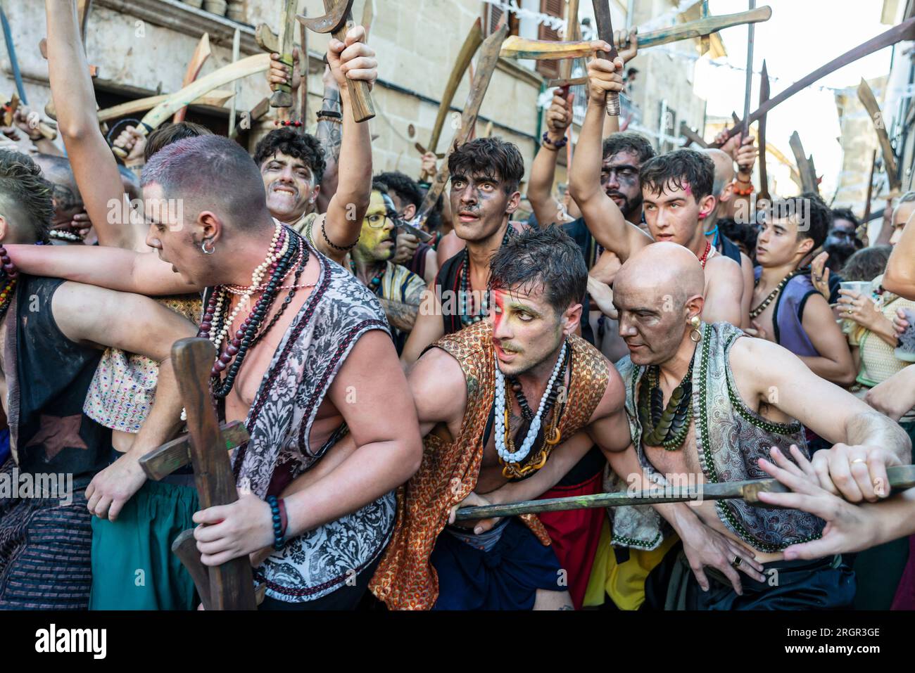 celebration of the patron saint, Moors and Christians, Pollensa ...