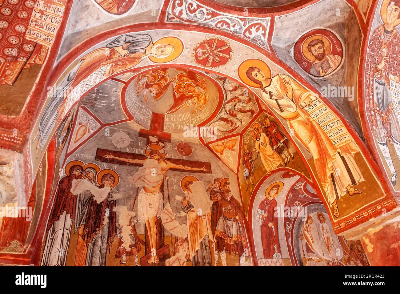 Apple Church or Elmali Kilise, Interior, Göreme National Park ...
