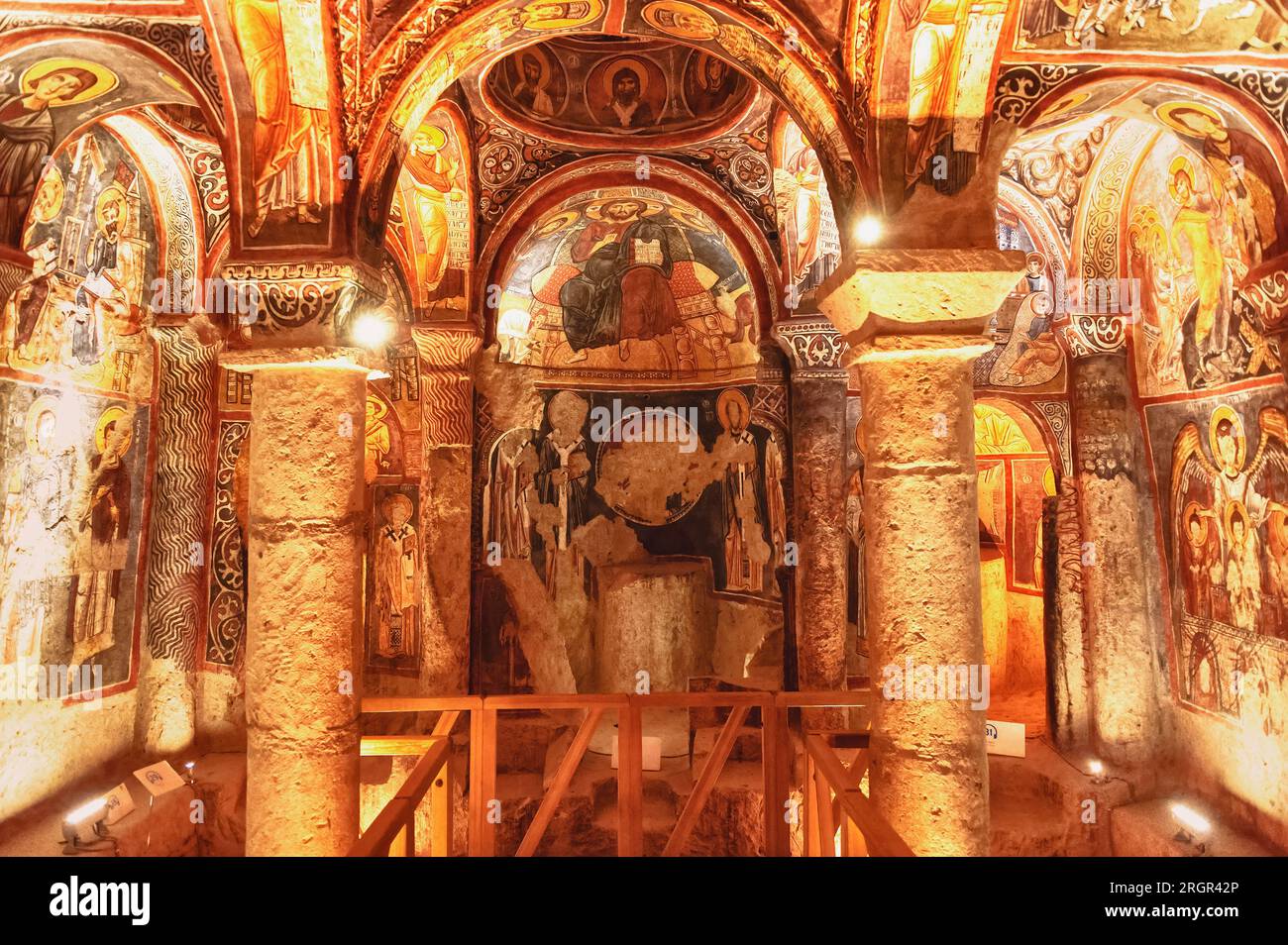 Dark Church or Karanlik Kilise, Göreme National Park, Cappadocia ...