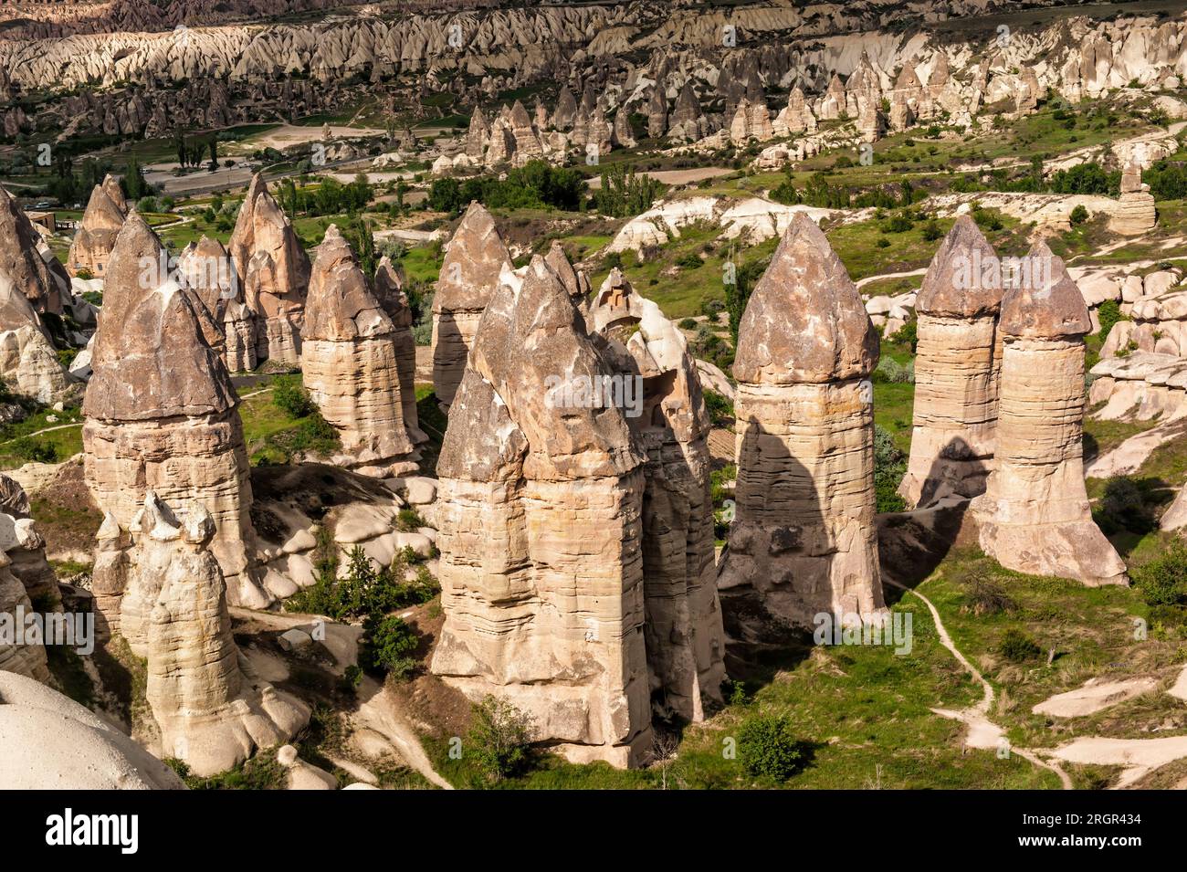 Rock formation, Fairy Chimneys, Ortahisar, Göreme National Park ...