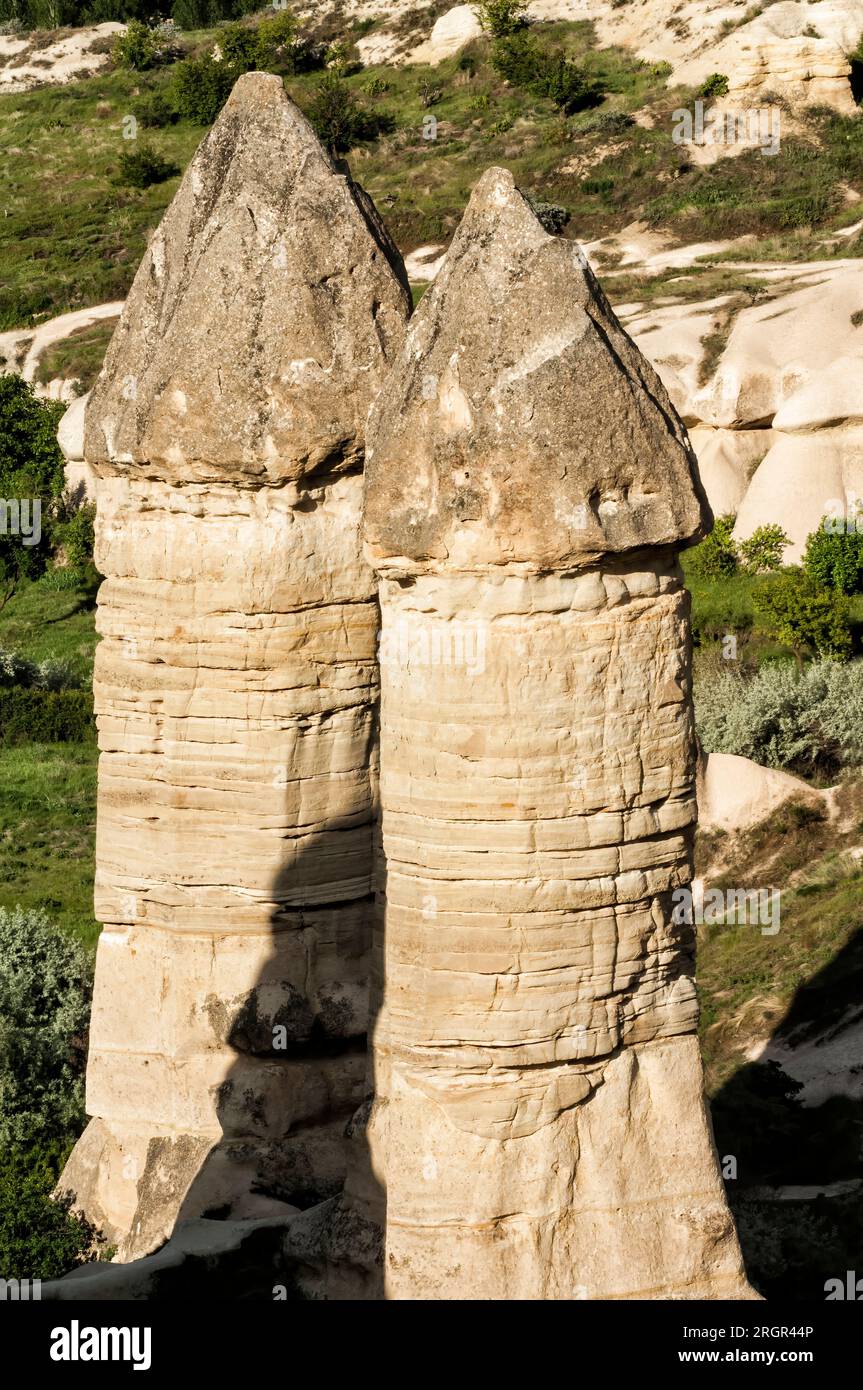 Rock formation, Fairy chimneys, Uchisar, Göreme National Park ...