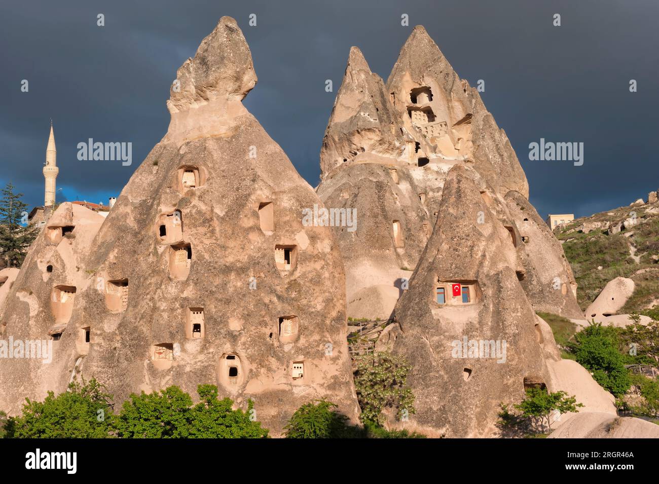 Rock formation, Fairy chimneys, Uchisar, Göreme National Park ...
