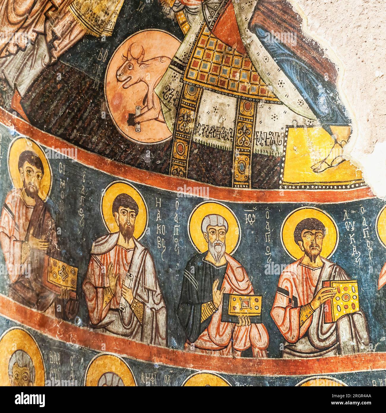 Gümüsler cave monastery, Church, Wall paintings, Nigde Province, Turkey ...