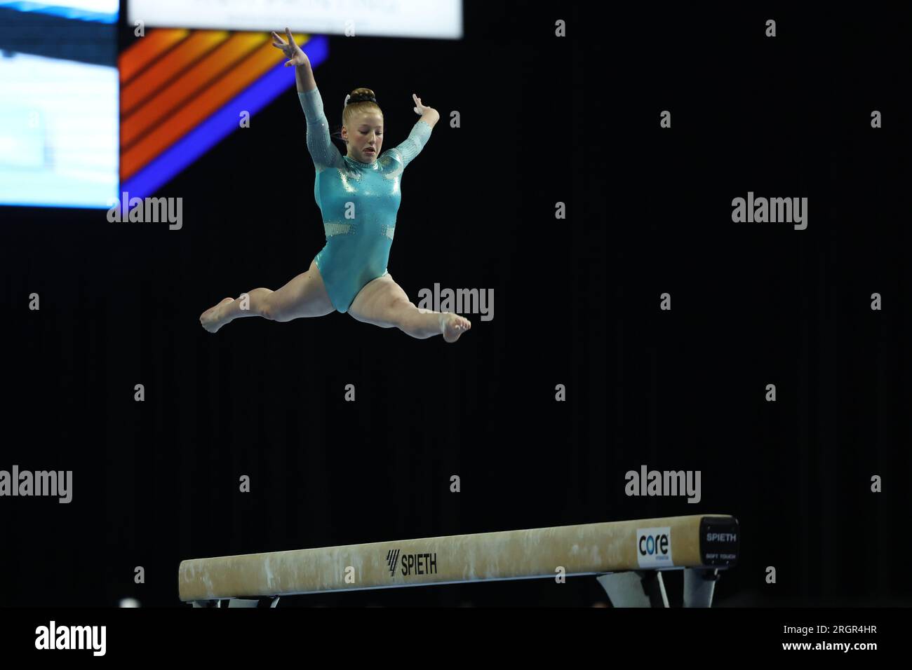 August 5, 2023: Gymnast Eveylynn Lowe during the U.S. Classic senior ...