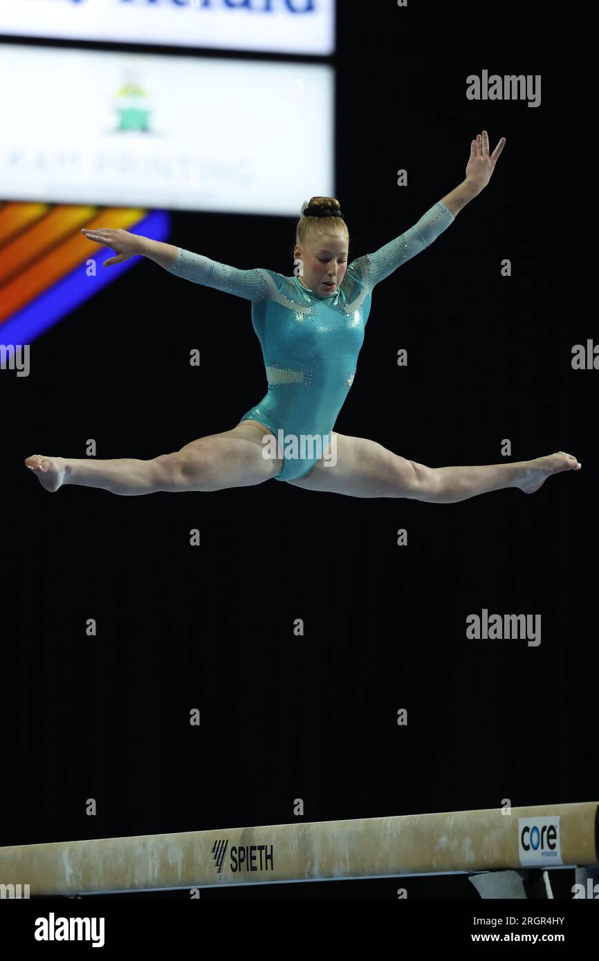 August 5, 2023: Gymnast Eveylynn Lowe during the U.S. Classic senior ...