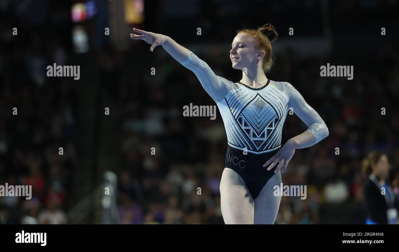 August 5, 2023: Gymnast Dulcy Caylor during the U.S. Classic senior ...