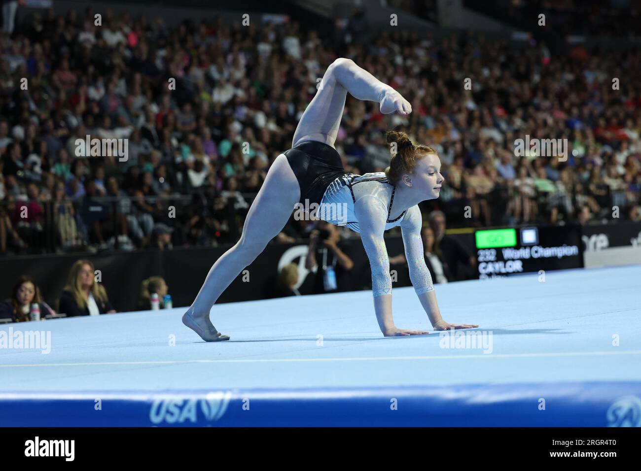 August 5, 2023: Gymnast Dulcy Caylor during the U.S. Classic. The 2023 ...