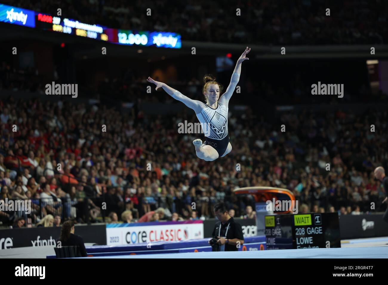 August 5, 2023: Gymnast Dulcy Caylor during the U.S. Classic senior ...