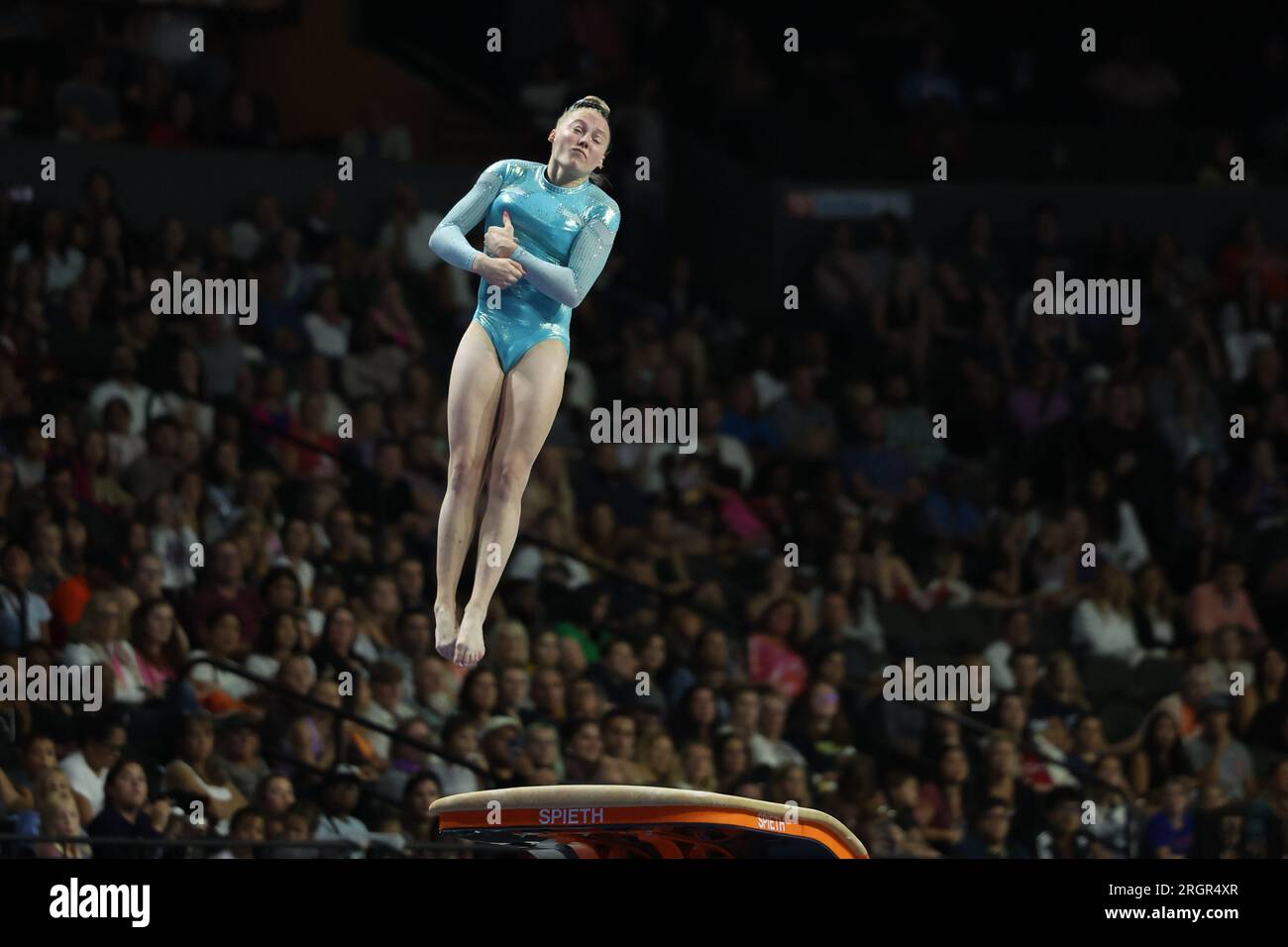 August 5, 2023: Gymnast Marissa Neal during the U.S. Classic senior ...